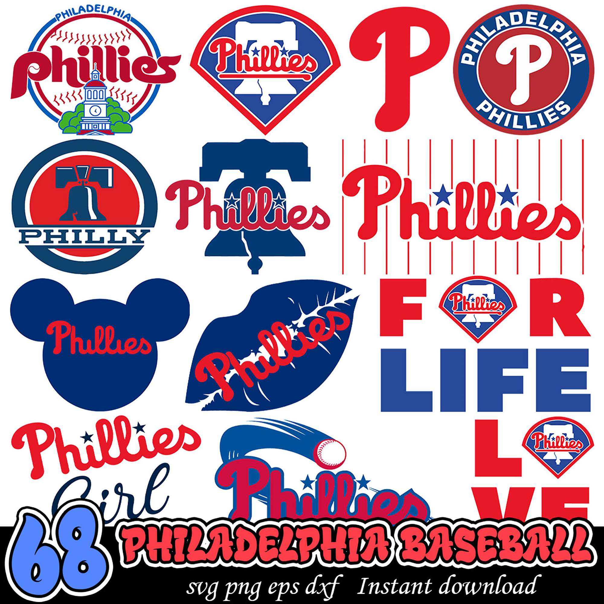 68 Philadelphia Phillies SVG Bundle – svgpan