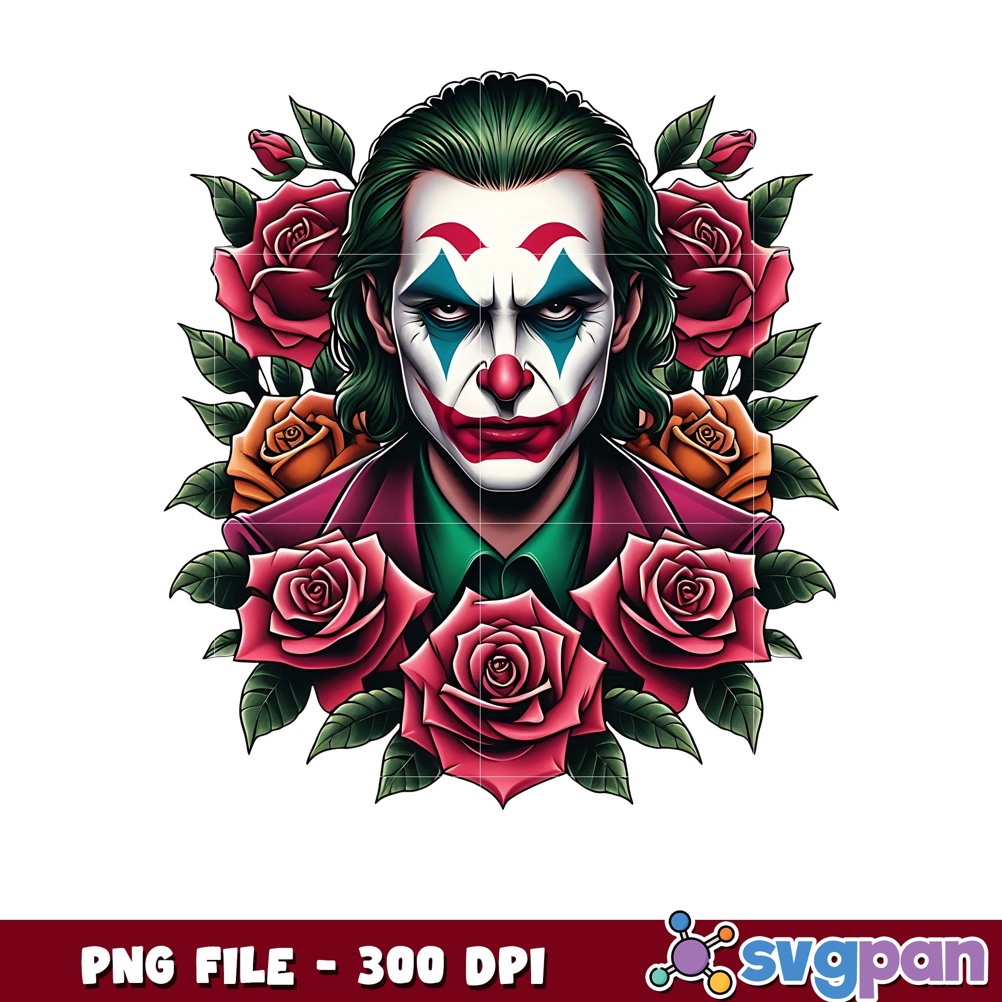 Joker halloween flowers png, trick or treat png, halloween days png – svgpan