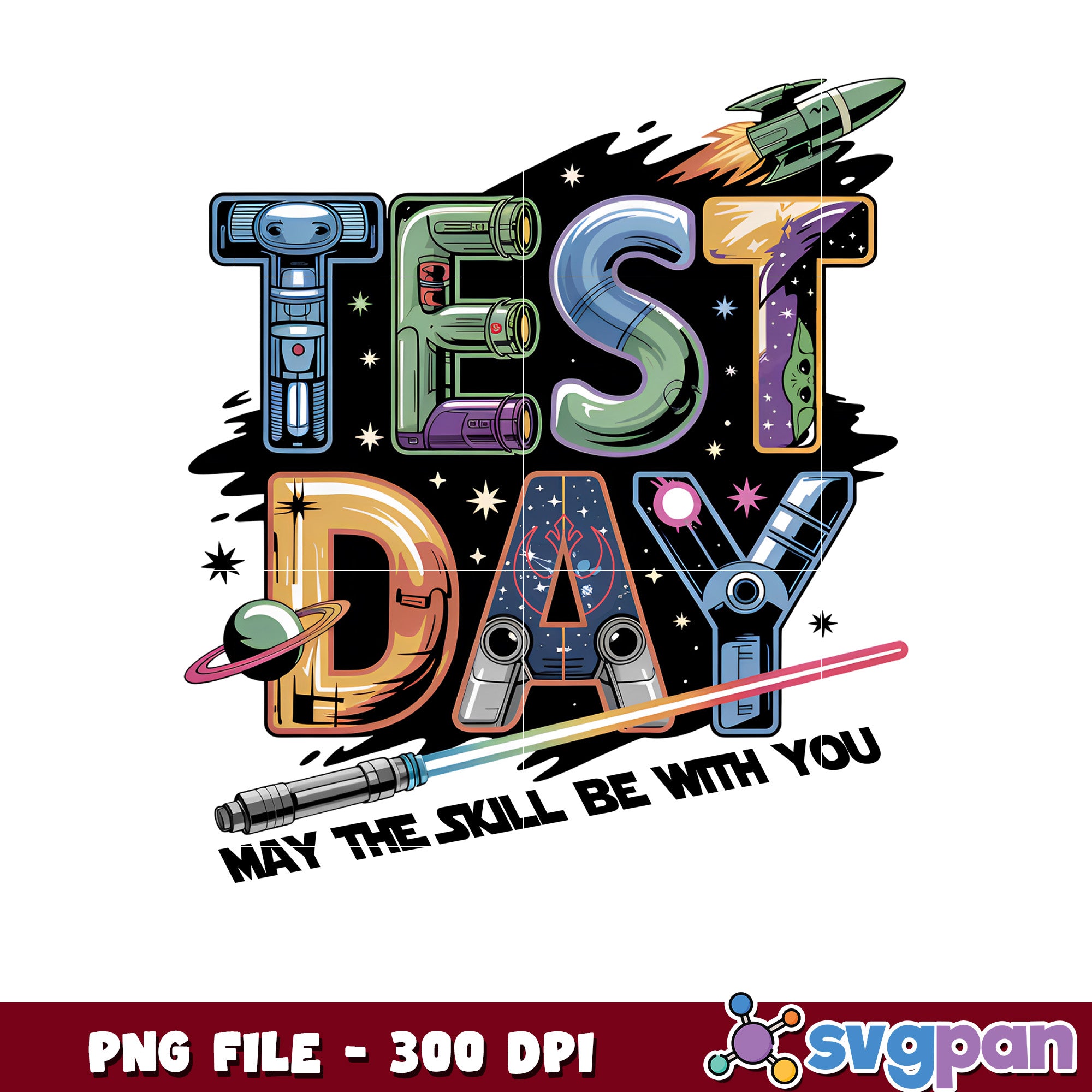 Test Day Star Wars PNG 300 DPI – svgpan
