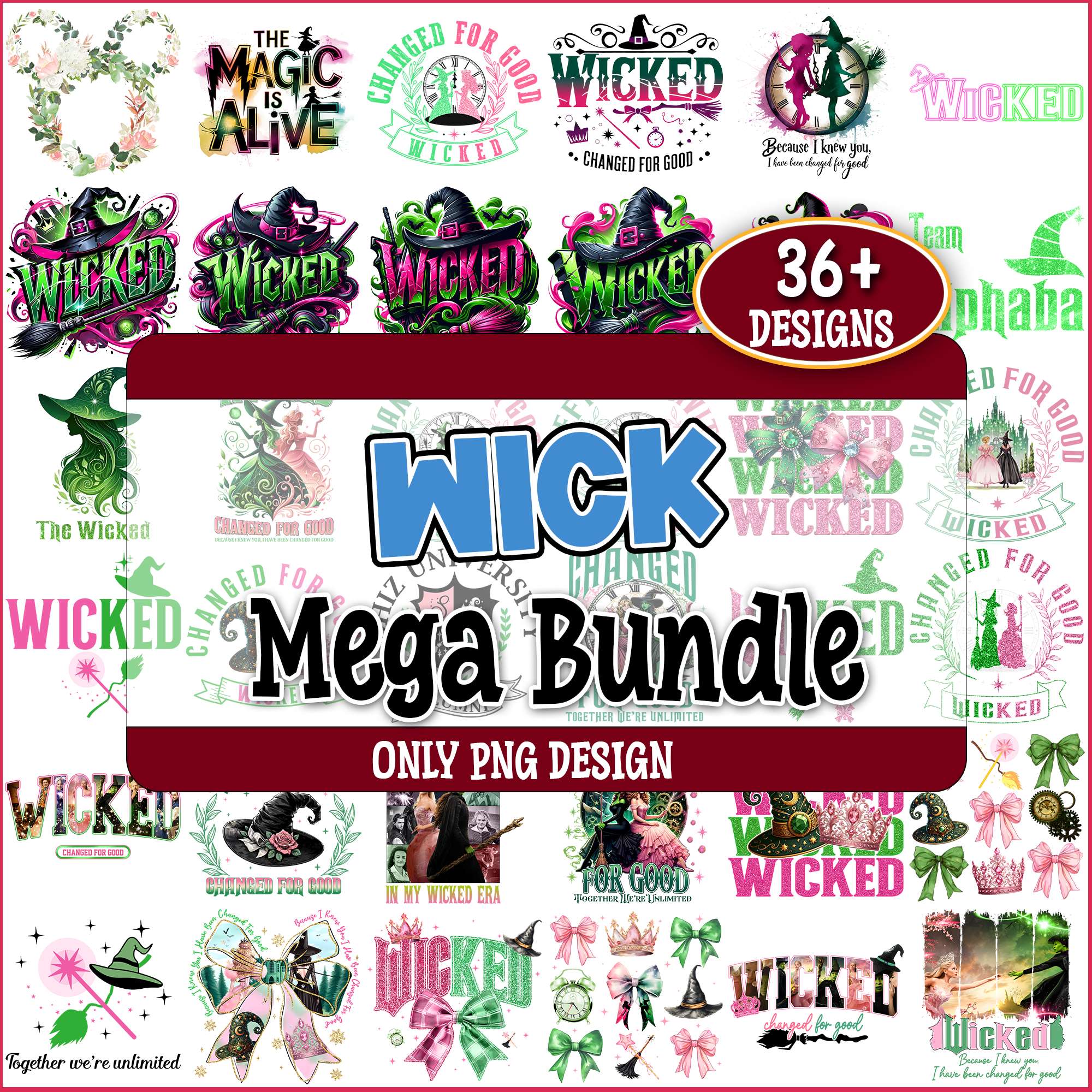 The wicked png bundle, wicked movie png, wicked png – svgpan