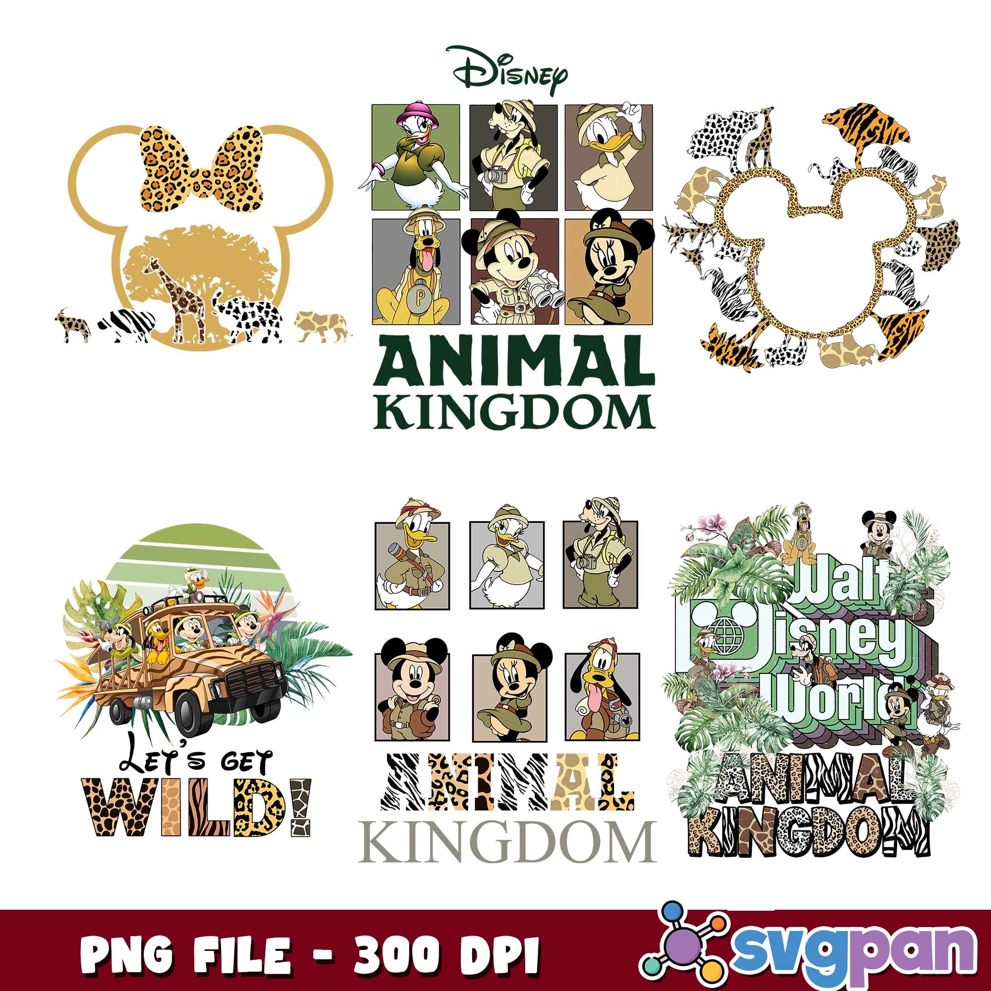 Walt disney world animal kingdom png bundle, walt diney png, disney wo ...