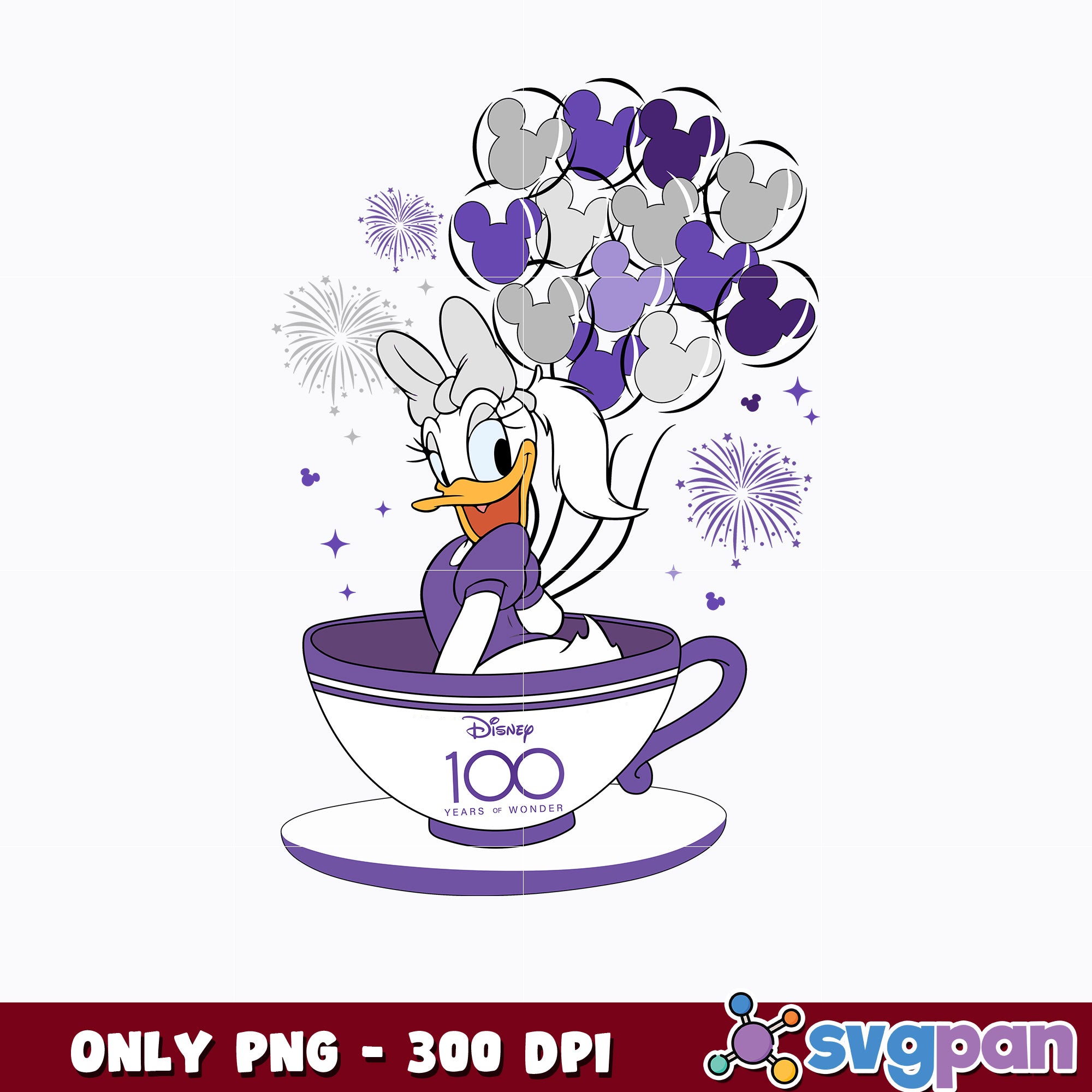 Disney 100 Years of Wonder daisy png – svgpan