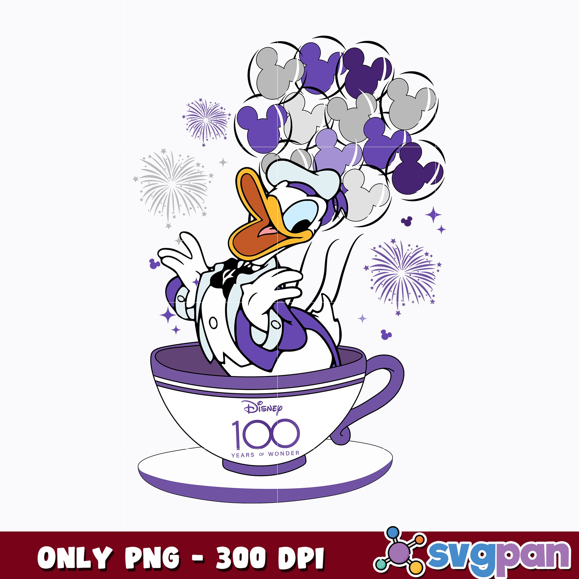 Disney 100 Years of Wonder donald png – svgpan