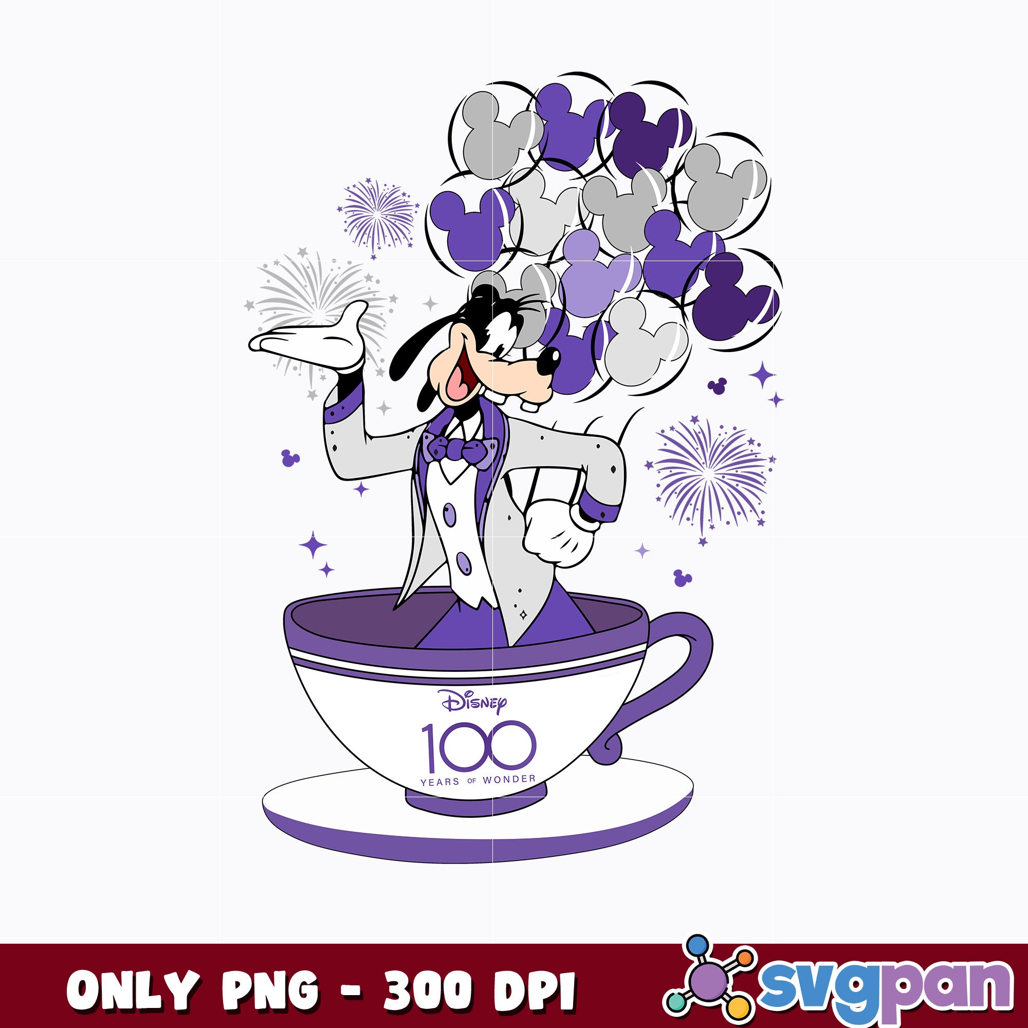 Disney 100 Years of Wonder Goofy png – svgpan