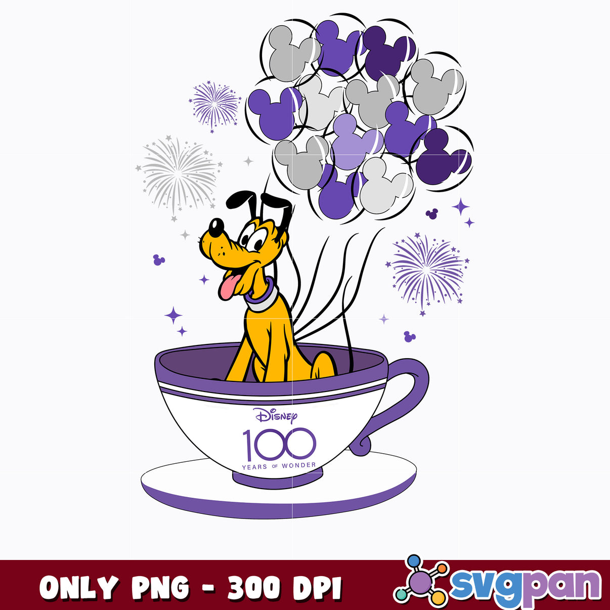 Disney 100 Years of Wonder pluto png – svgpan