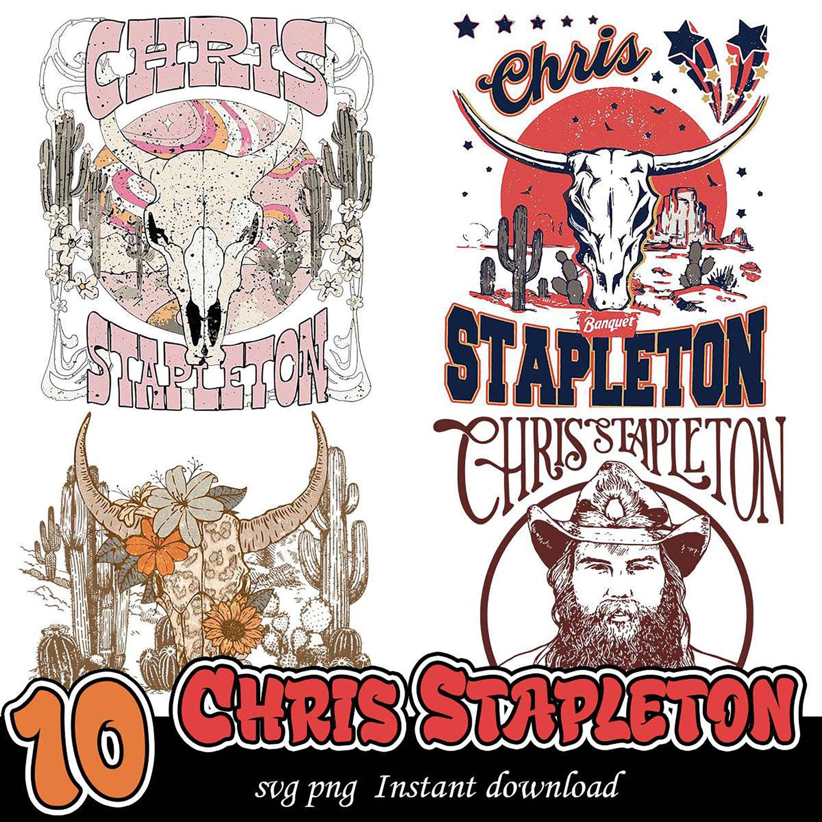 10 Chris Stapleton SVG PNG Designs – svgpan