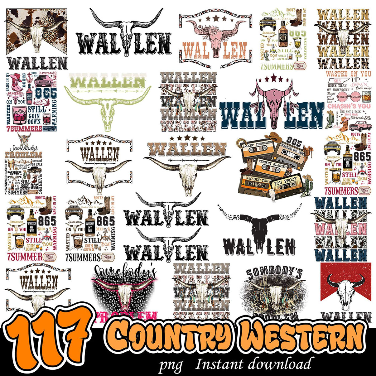 17 Country Western Png Designs Instant Download – svgpan