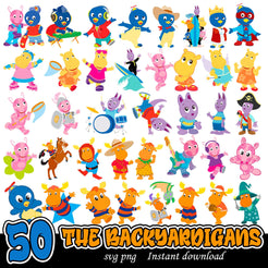 50 The Backyardigans SVG PNG Bundle Instant Download Art – svgpan