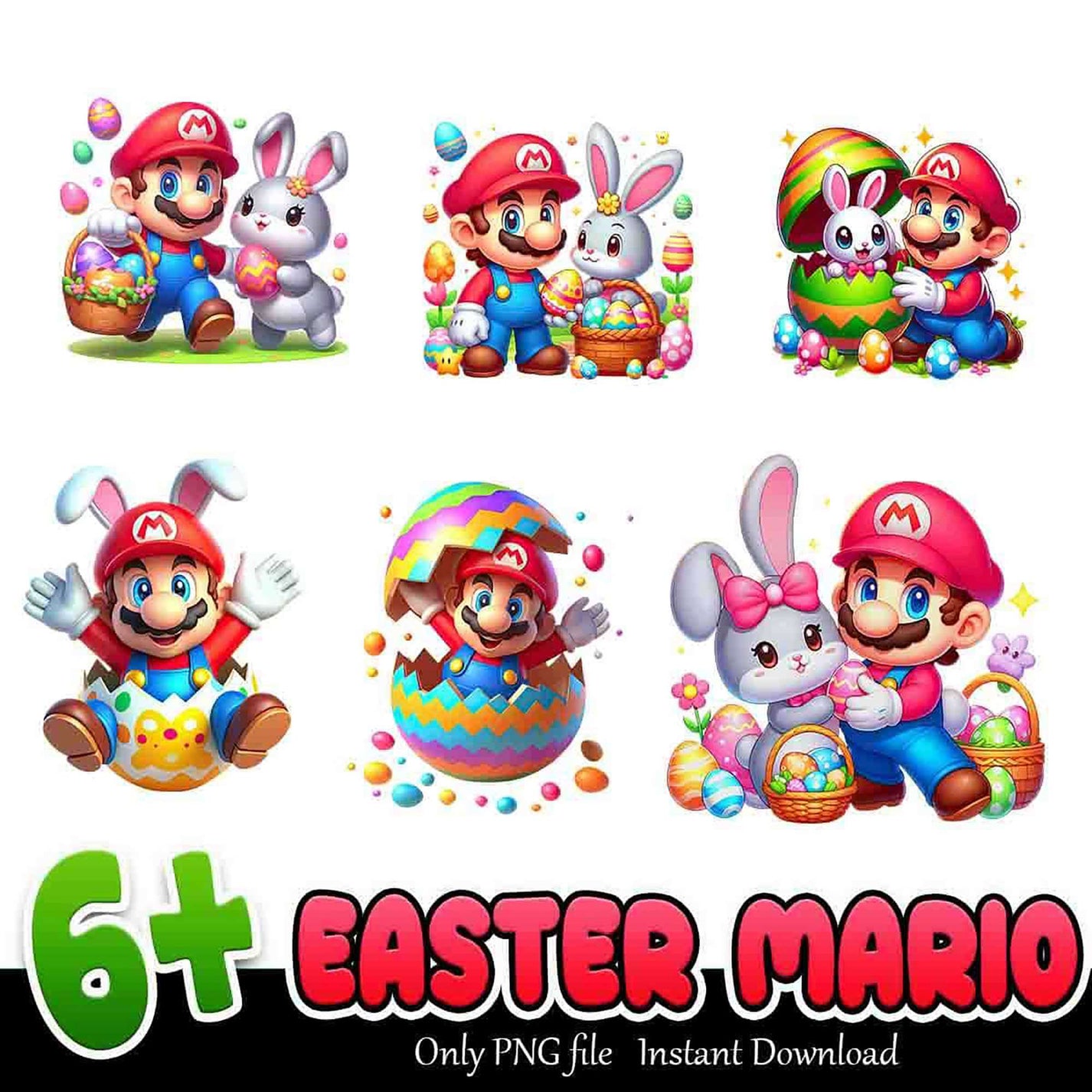 6+ Easter Mario PNG Images – svgpan