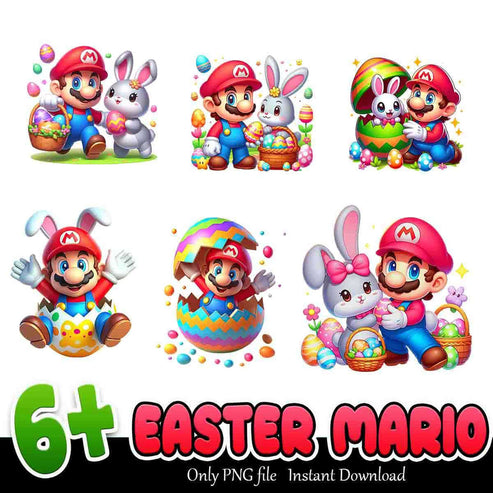 6+ Easter Mario PNG Images – svgpan