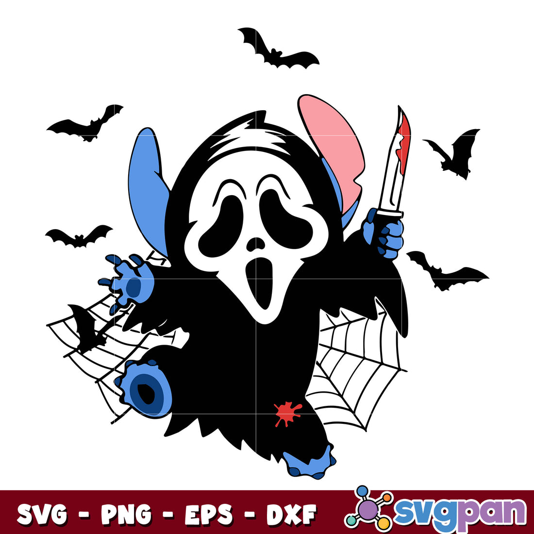 Stitch Scream Ghost Svg, Disney Halloween Svg – svgpan
