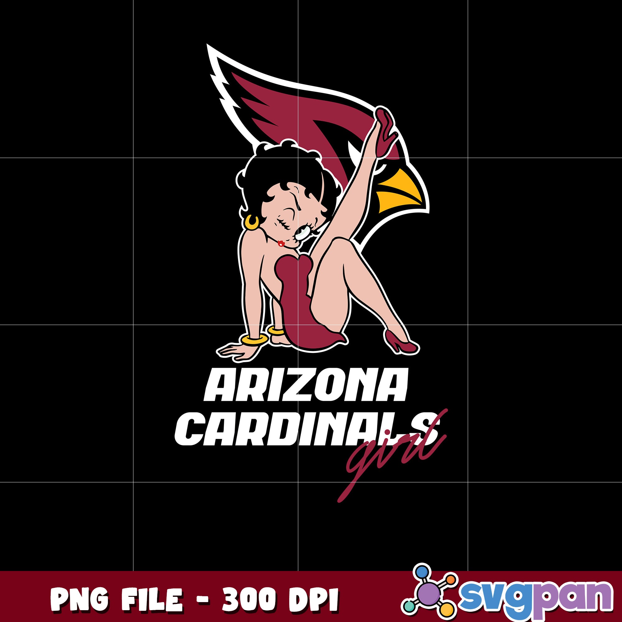 American football arizonal cardinals girl png, national football leagu ...