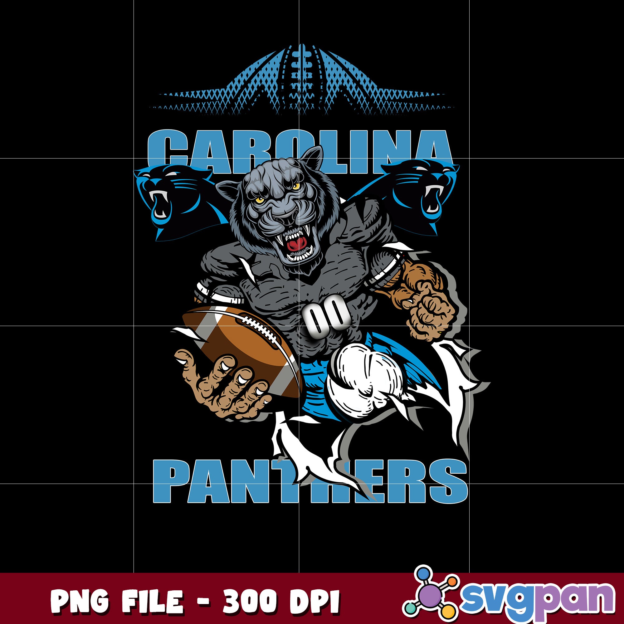 Animal logo carolina panthers design png, national fottball league png ...