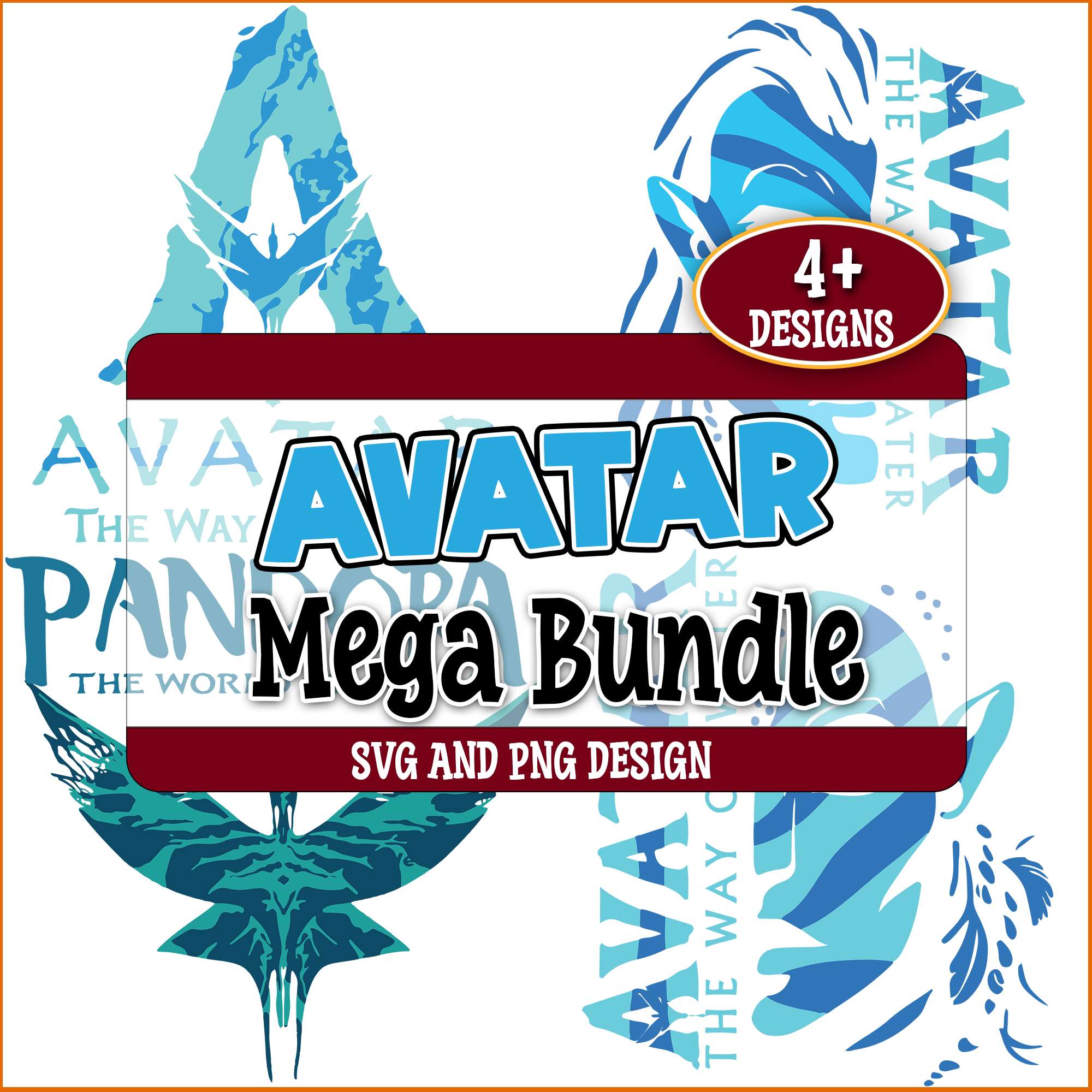Avatar signature svg bundle, avatar the way of water svg, movies svg ...