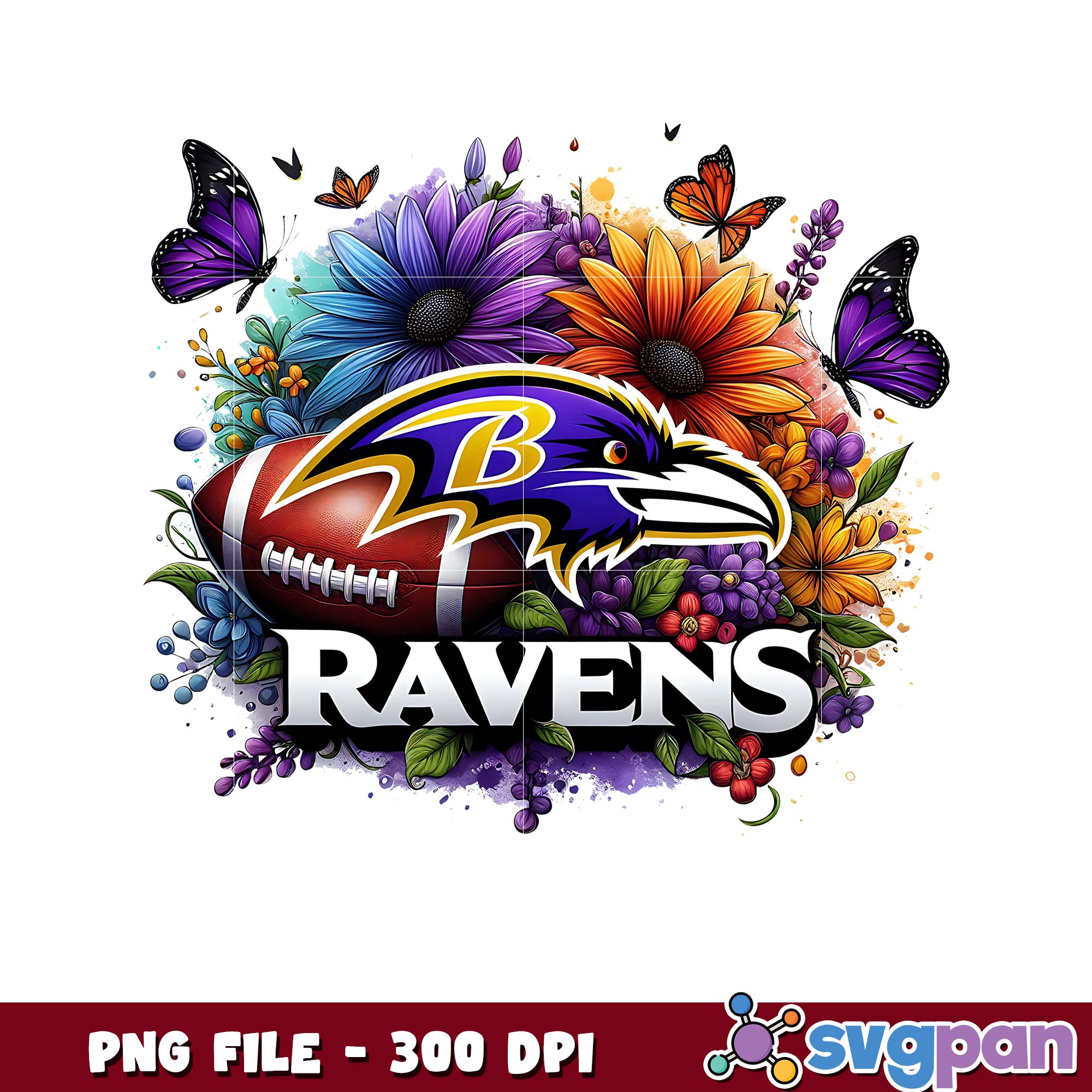 Baltimore ravens flowers png, nfl games today png, american rugby png ...