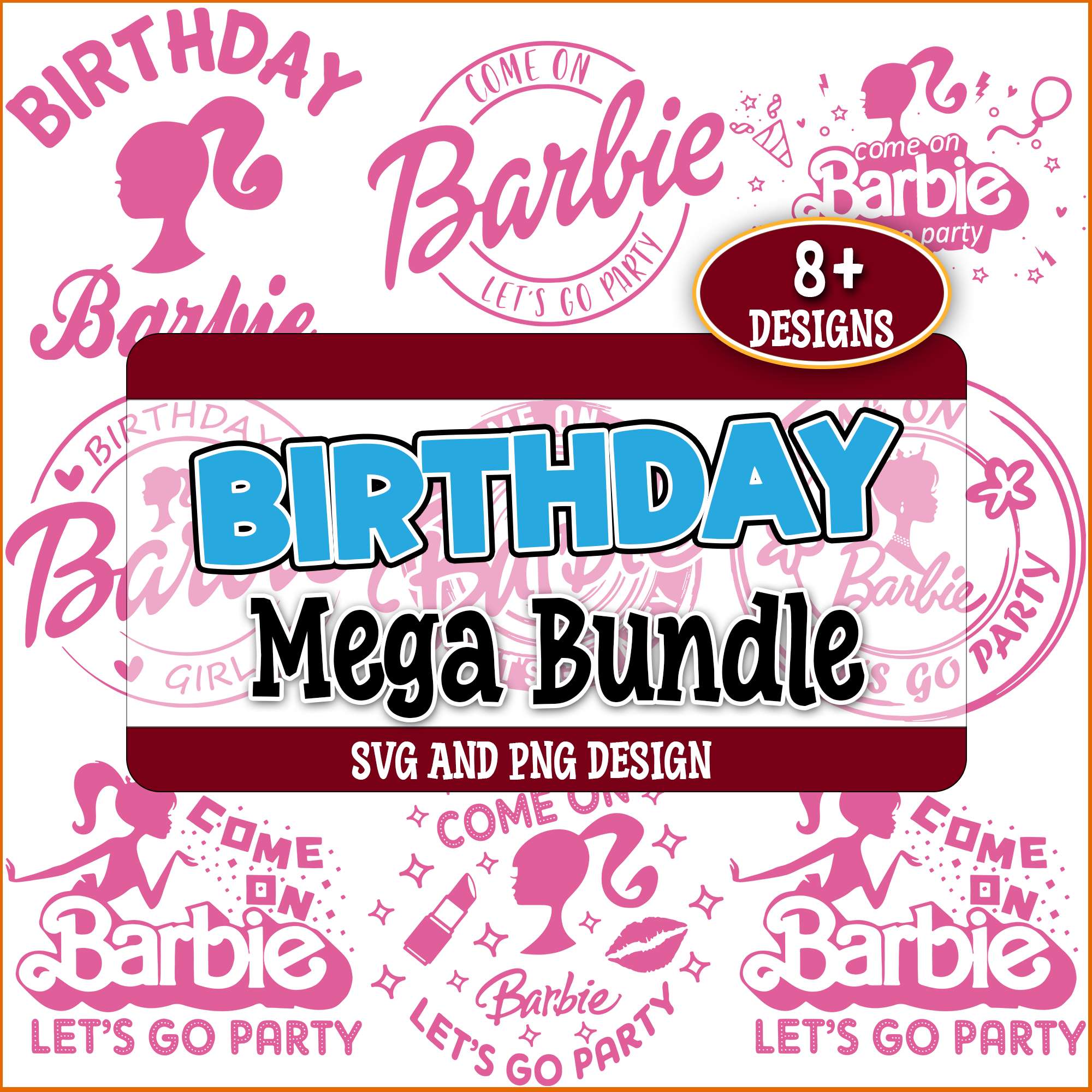 Birthday barbie quotes svg bundle, famous birthdays svg, barbie girl s ...