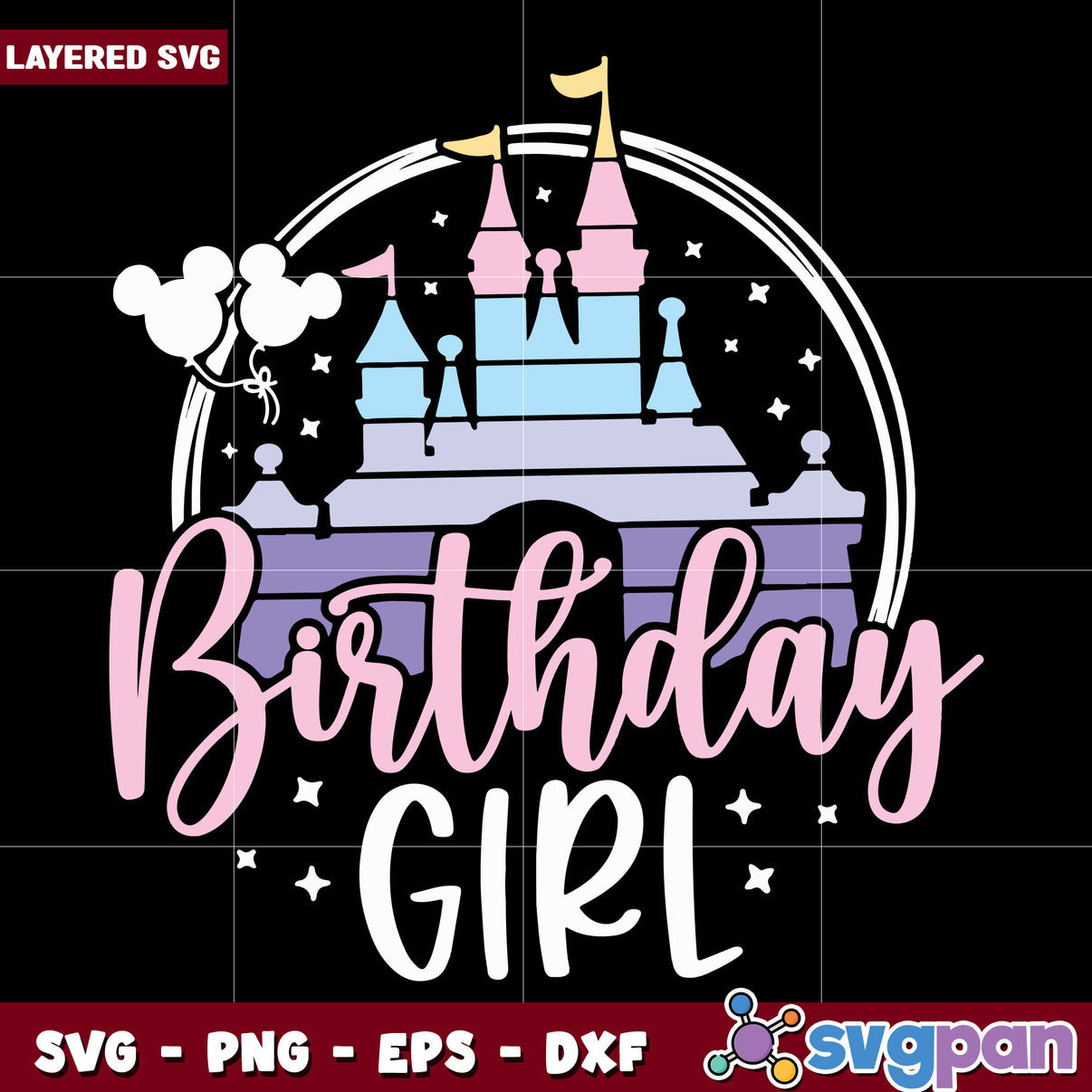 Birthday girl svg, walt disney svg, disney plus svg – svgpan