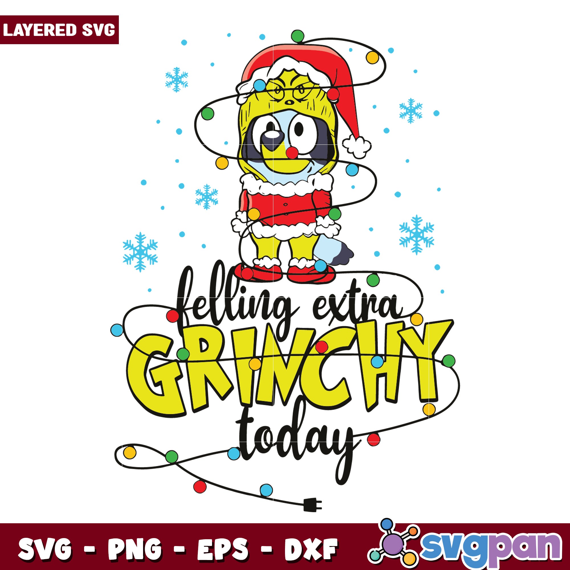 Bluey grinchy svg, funny bluey svg, grinch friends svg – svgpan