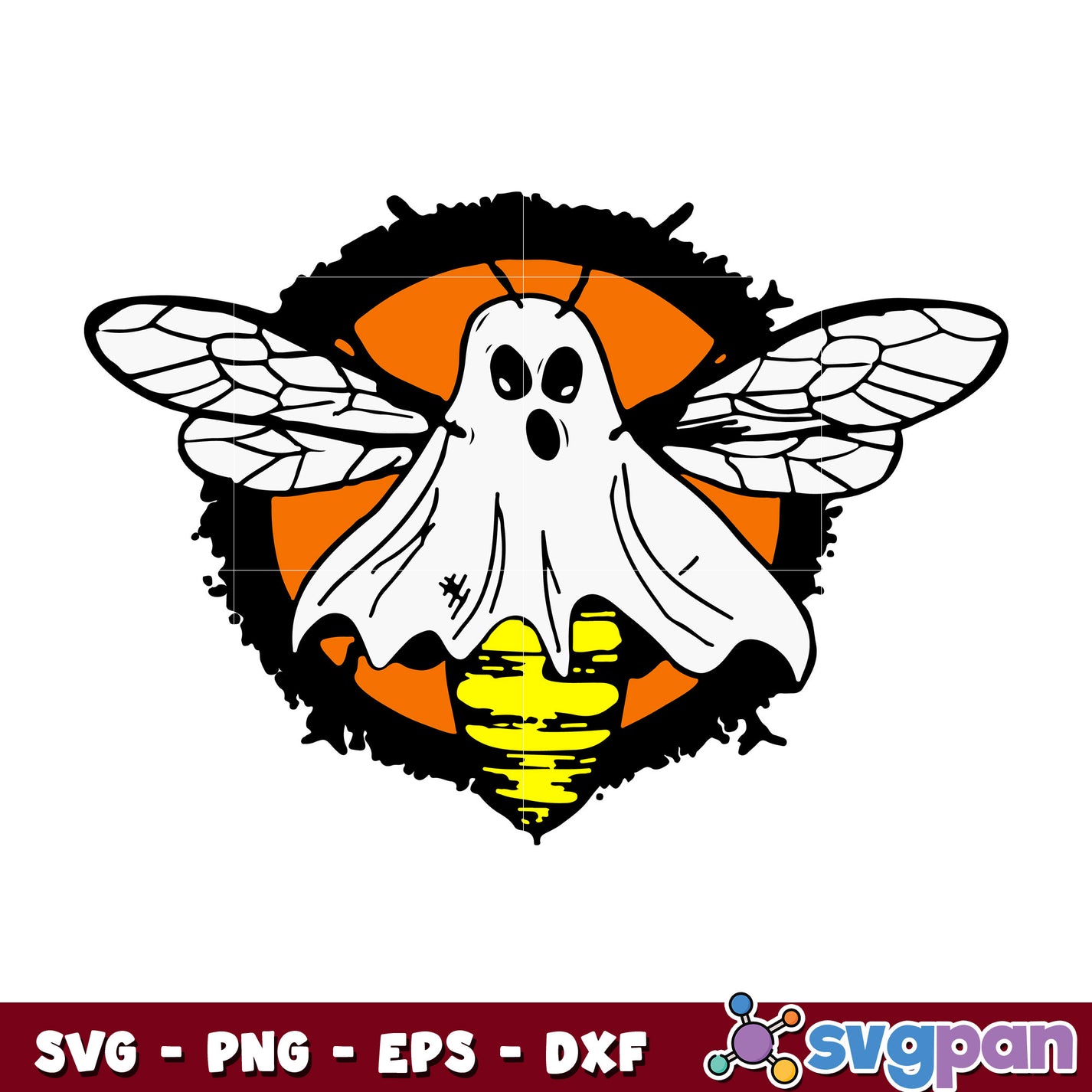 Boo Bee Ghost Spooky svg – svgpan