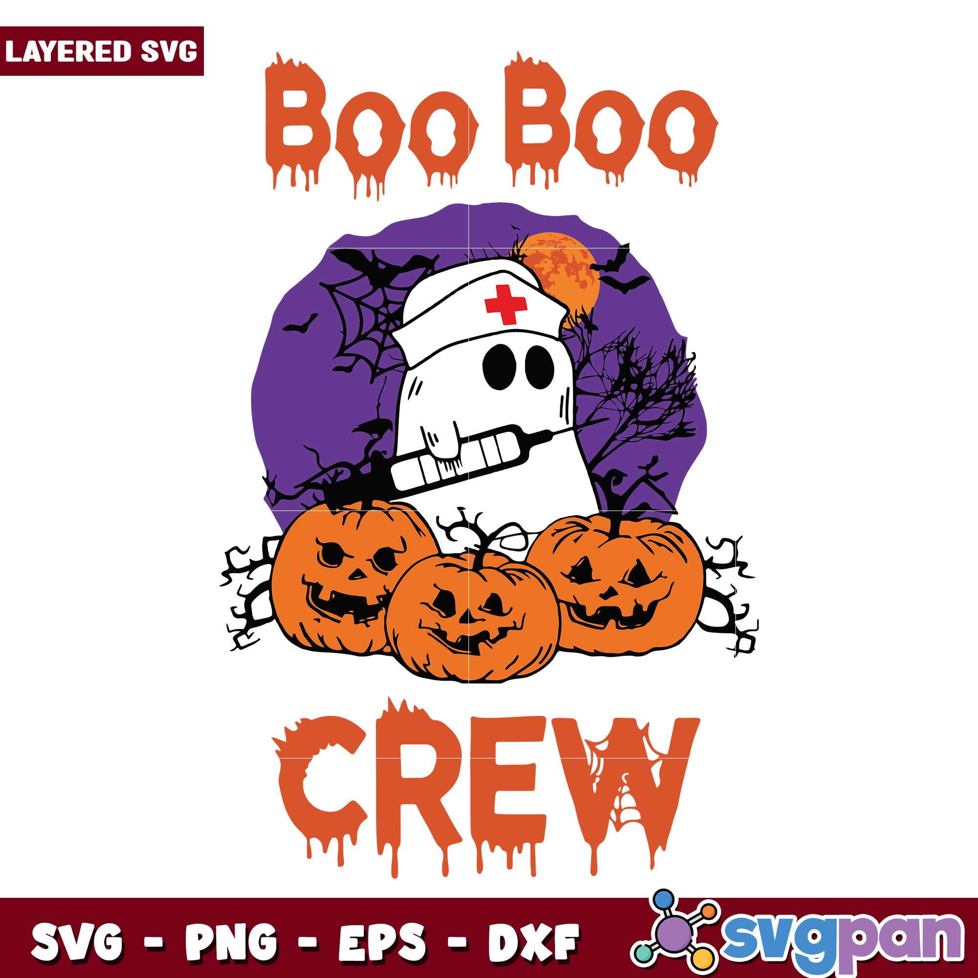 Boo boo crew funny ghoul svg, funny halloween svg, halloween quotes sv ...