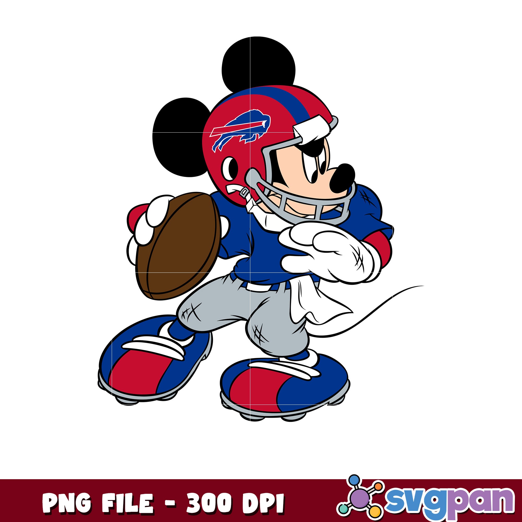 Buffalo bills nfl mickey mouse logo png, american football league png ...