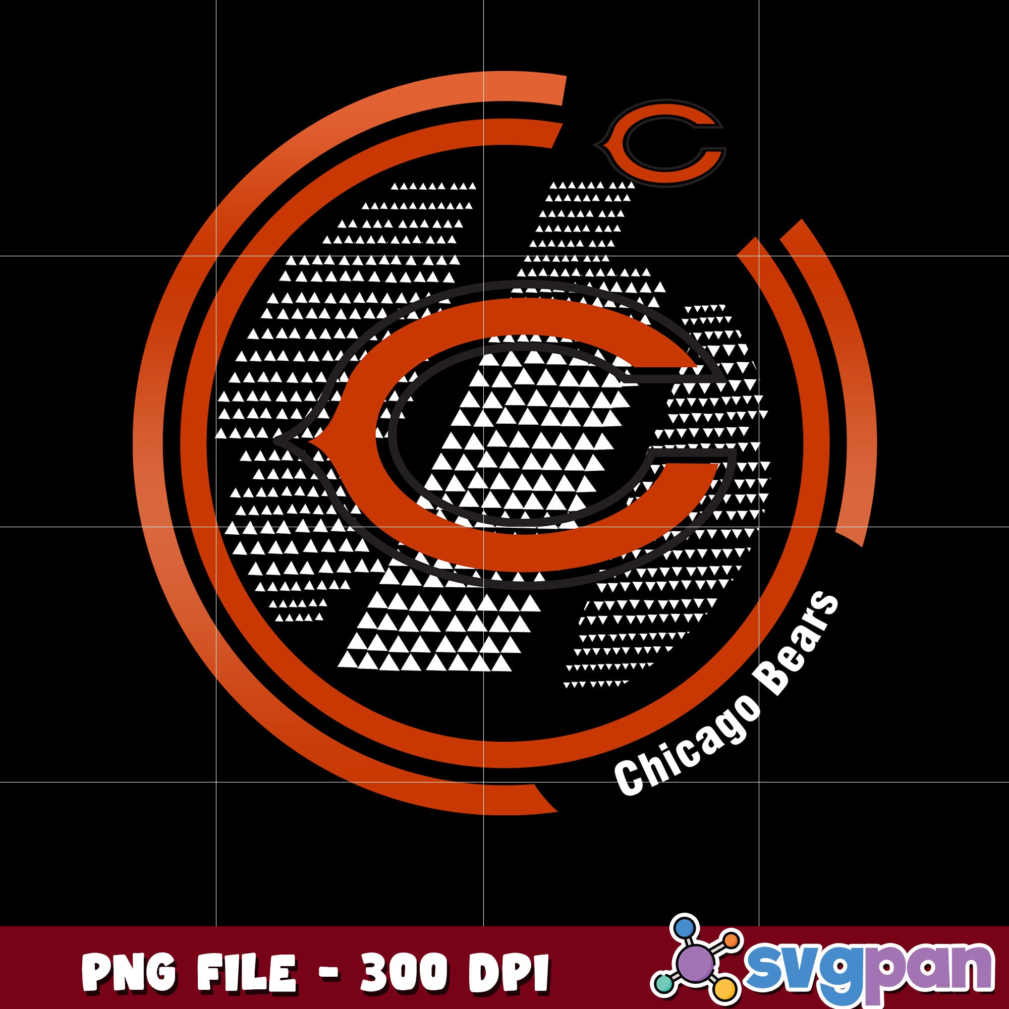 Chicago bears circle logo design png, nfl teams logo png, nfl 2025 png ...