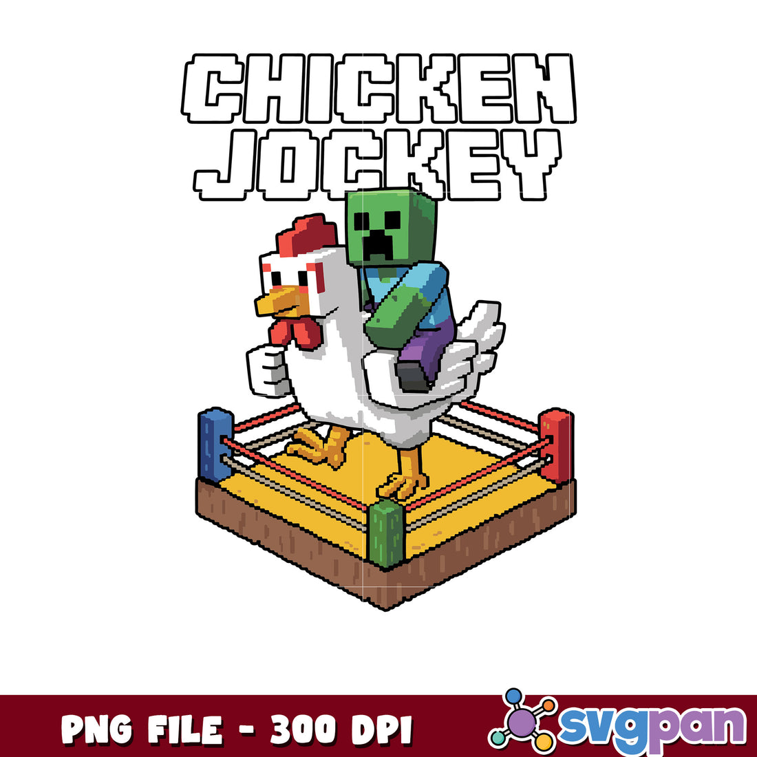 Chicken Jockey Png, Funny Minecraft Zombie Riding Chicken png – svgpan