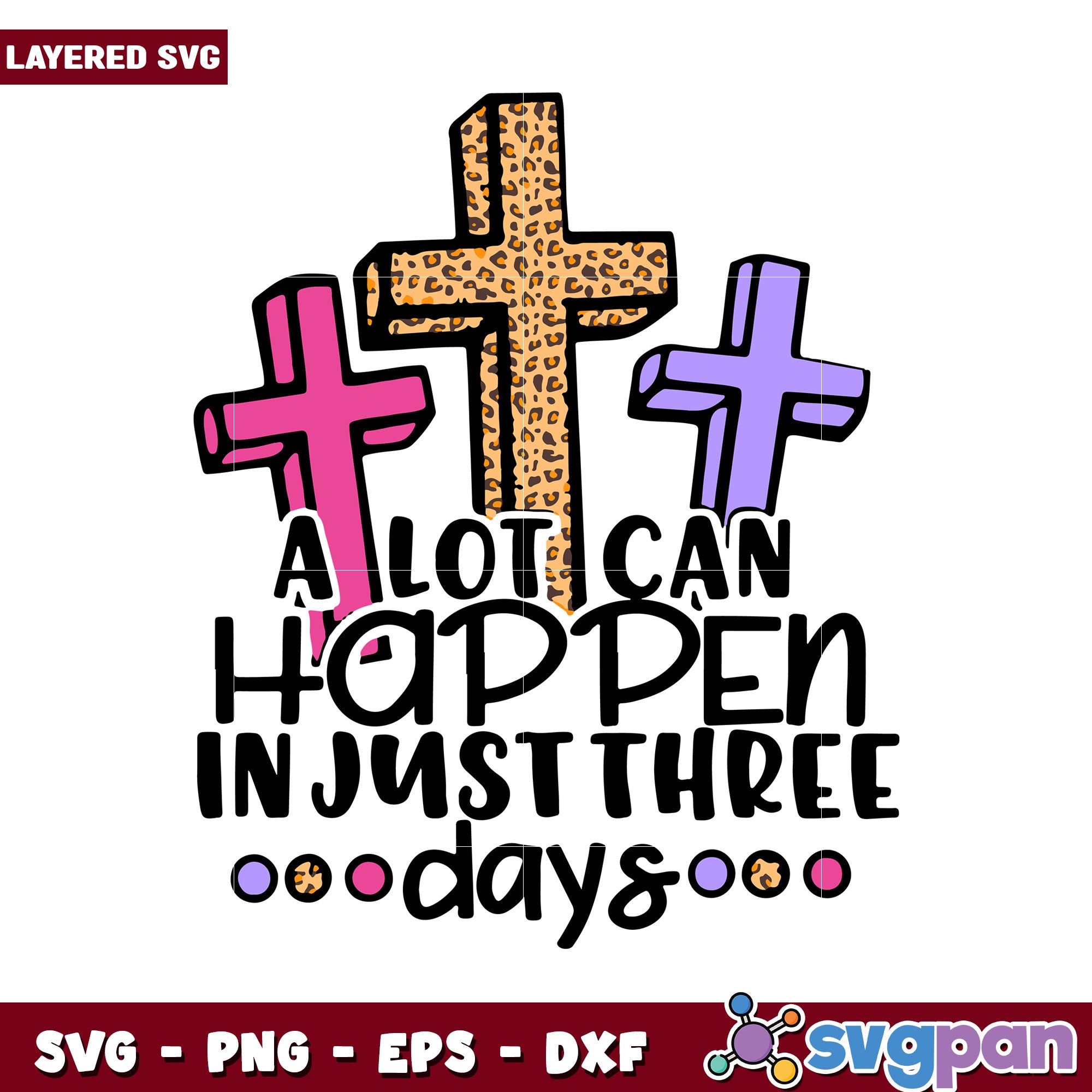 Christian Crosses Design, inspirational quote about change – svgpan