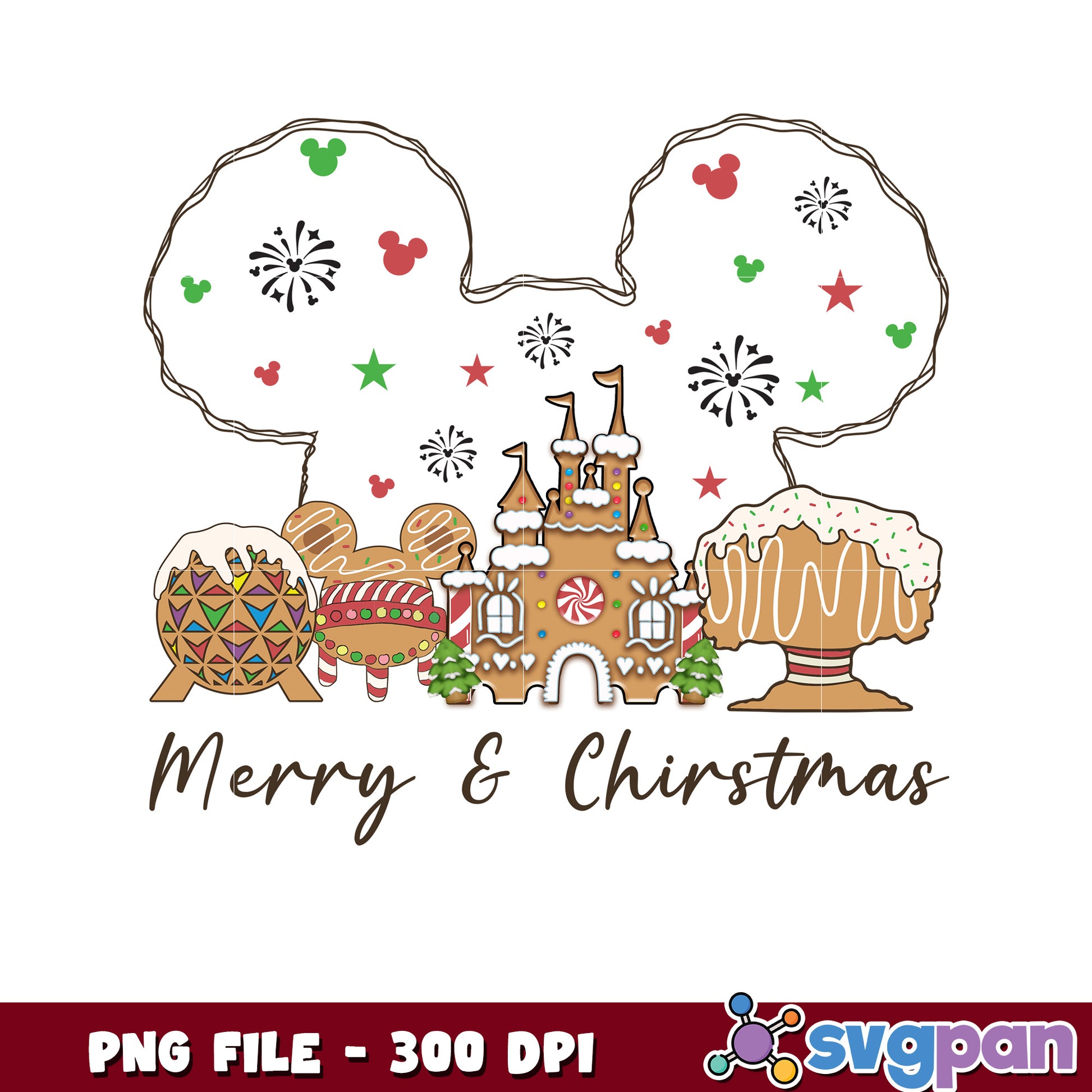 Christmas mickey png, merry christmas png, holiday png – svgpan