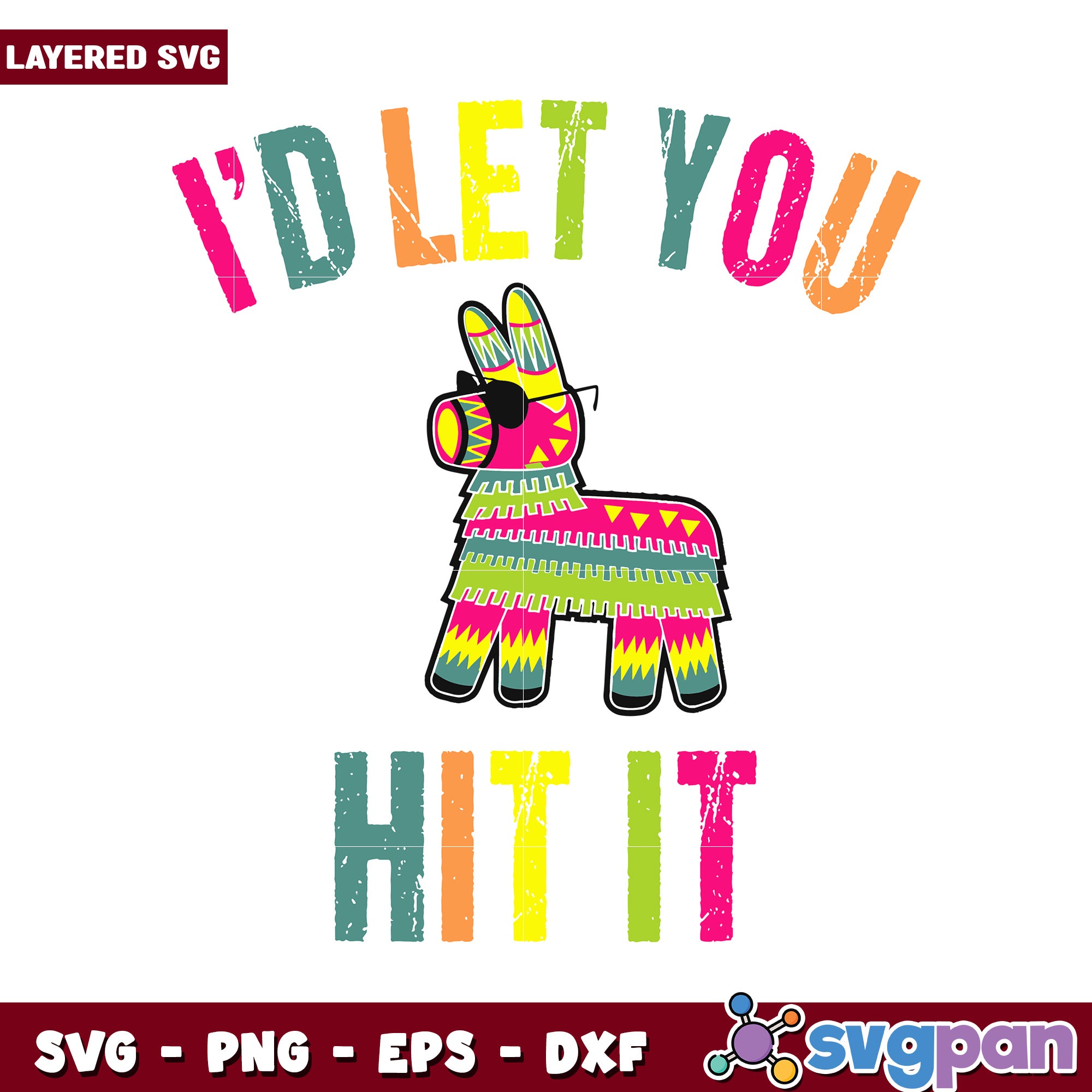 Colorful Piñata SVG Design, Perfect for Festive Occasions – svgpan