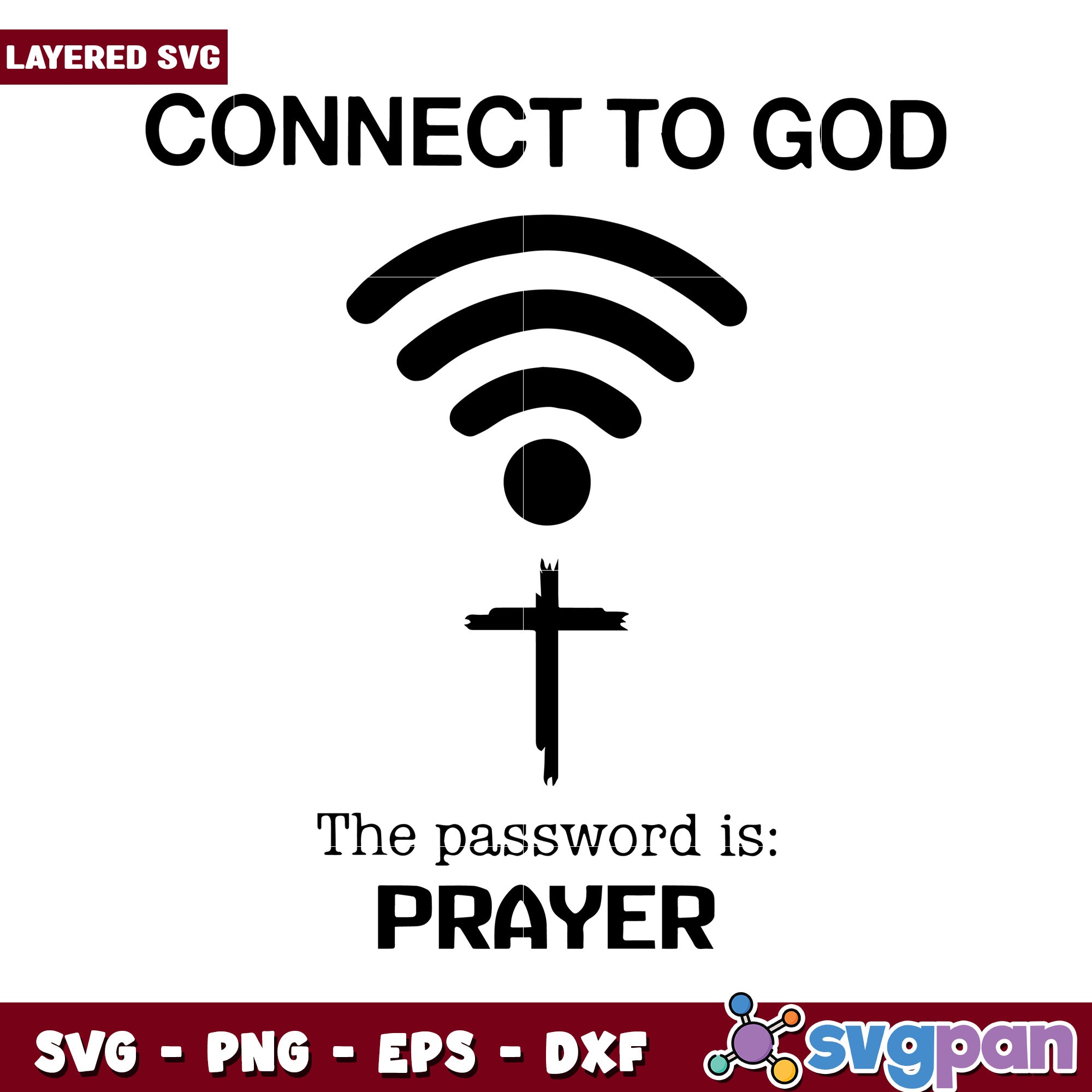 Connect to God with Prayer, find strength in faith through art – svgpan