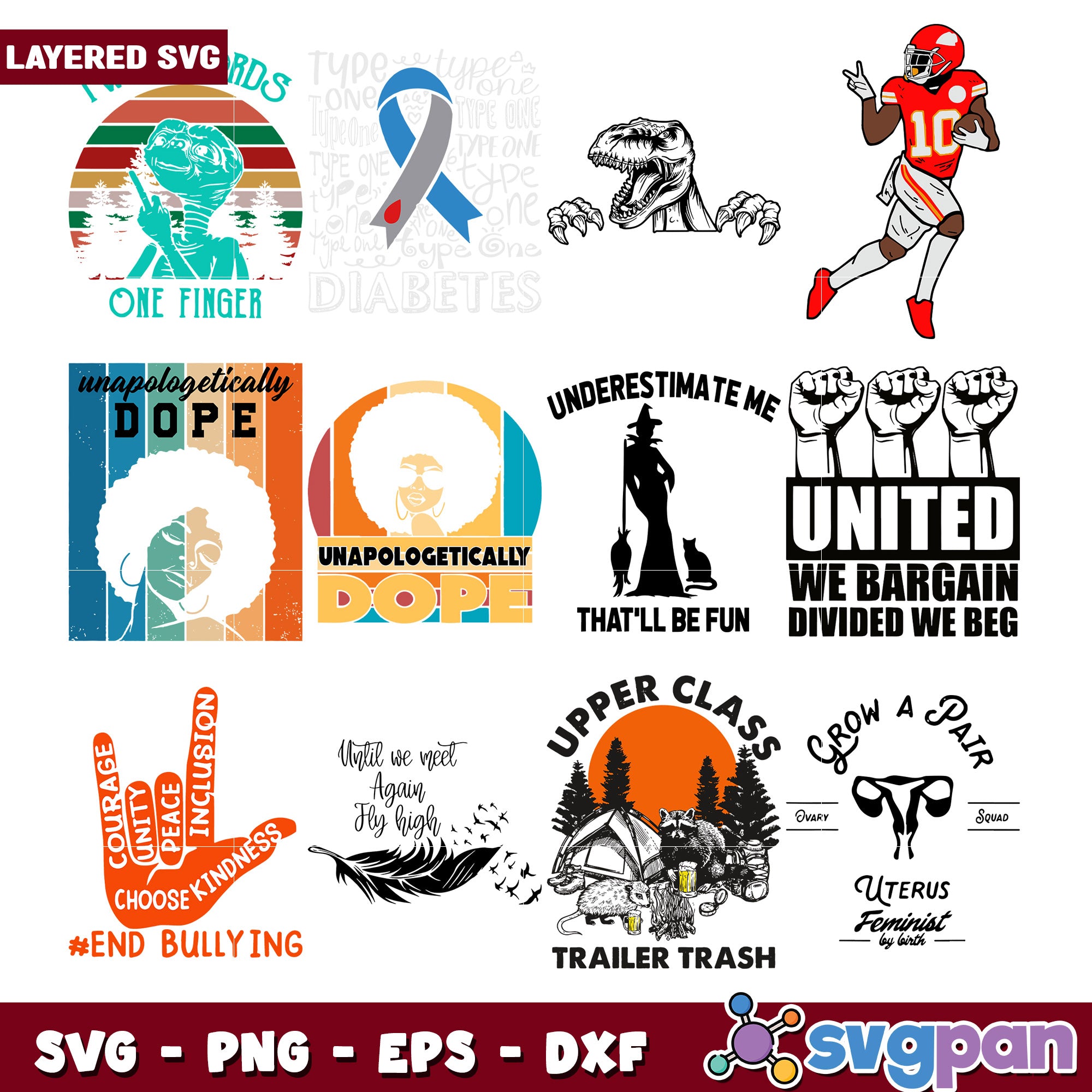 Creative SVG Bundle for Fun and Inspirational Designs – svgpan
