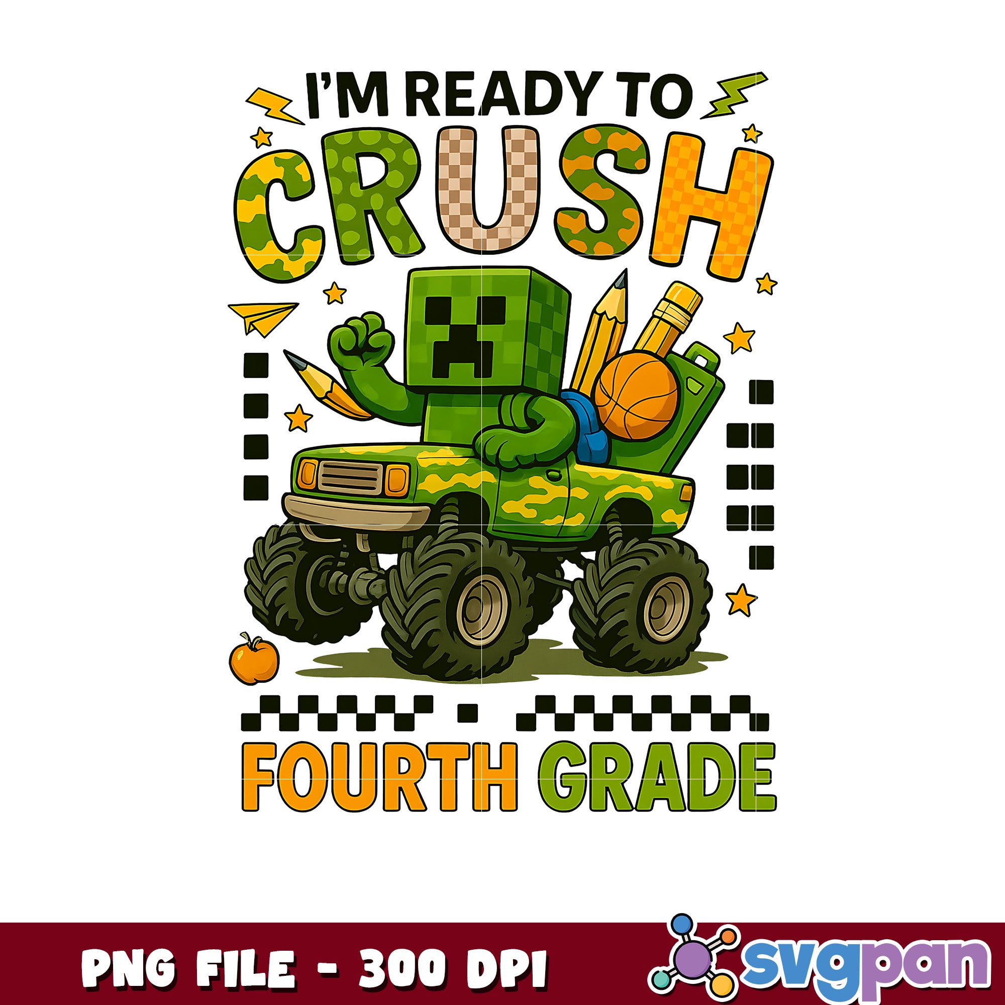 Creeper crush fourth grade png, fourth grade png, minecraft creeper pn ...