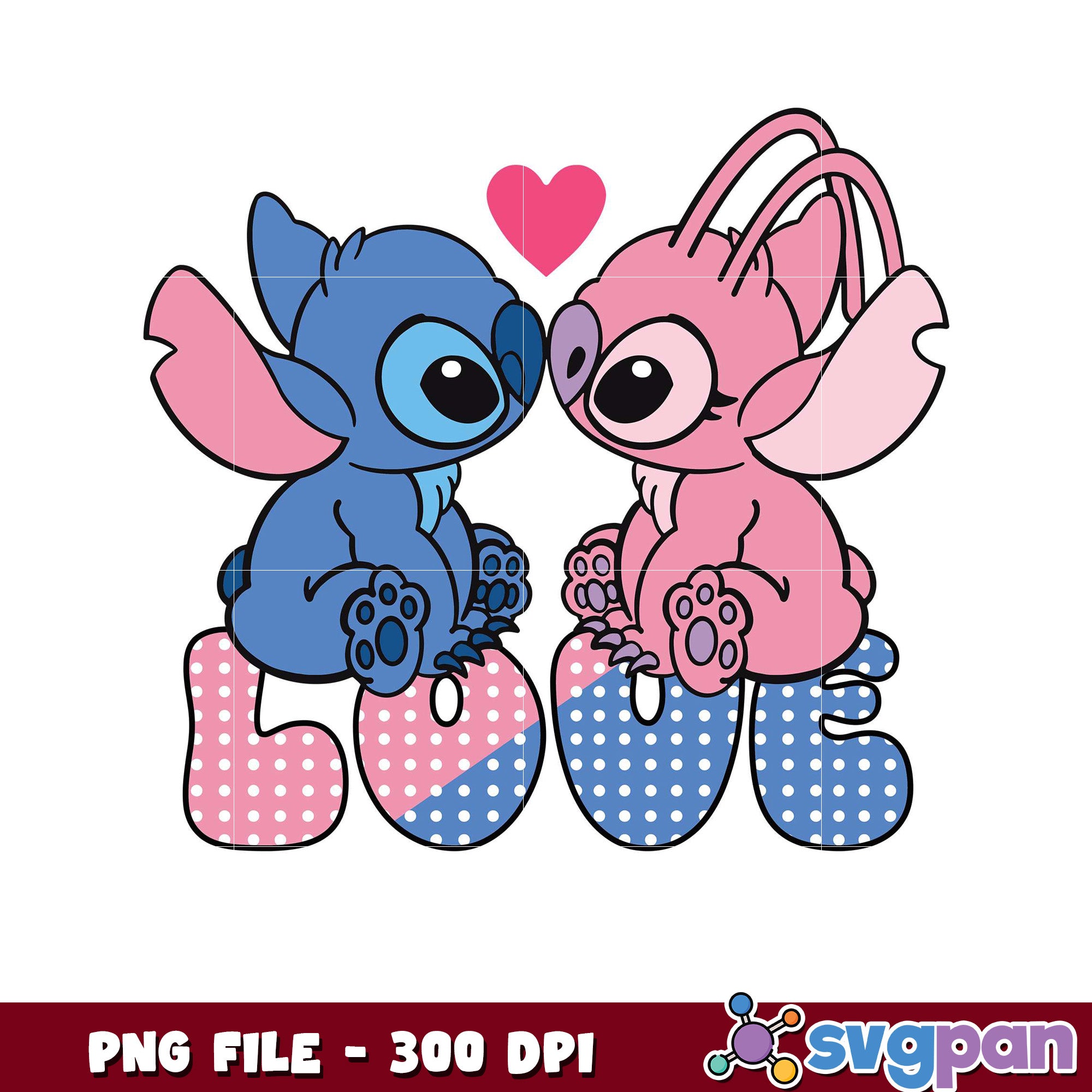 Cute Love Characters Illustration, Perfect for Gifts Decor – svgpan