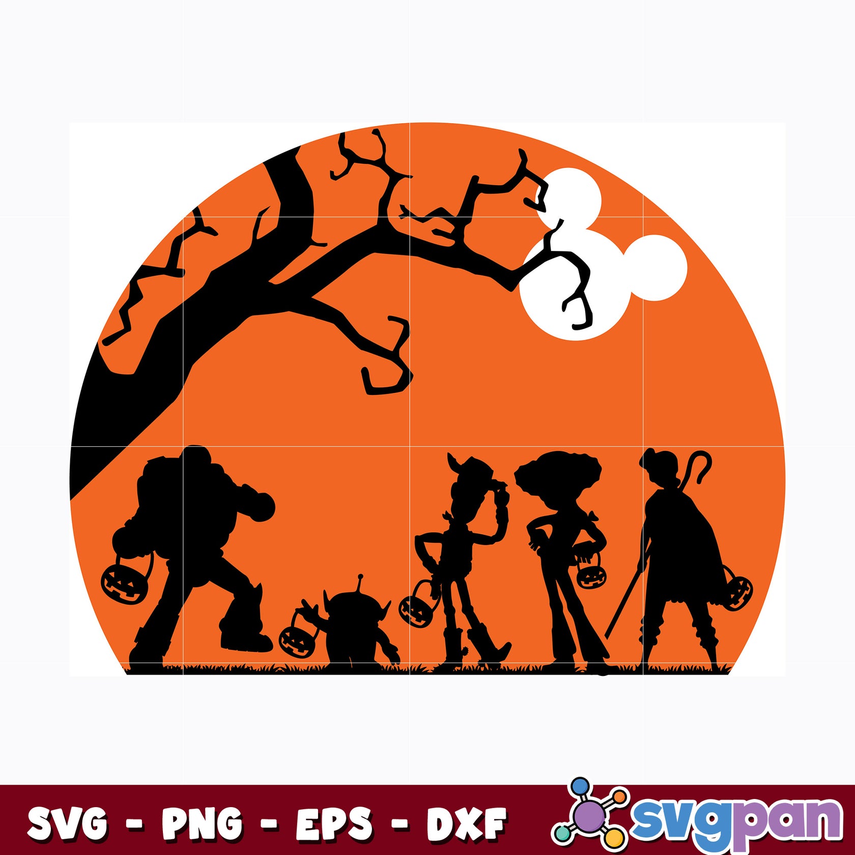 Halloween Toy Story Sunset svg – svgpan