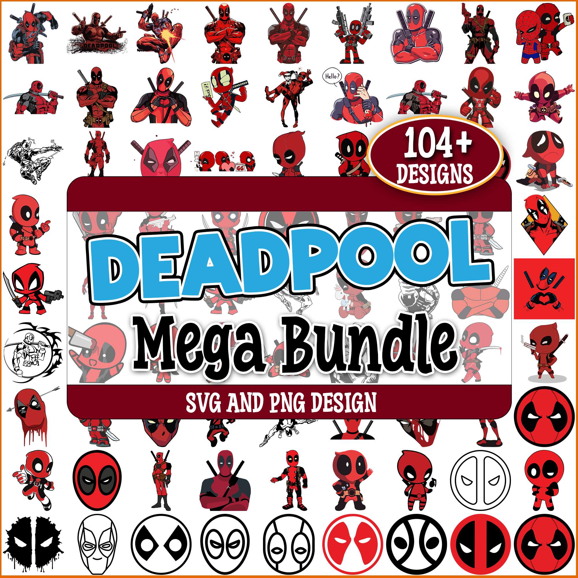 Deadpool funny design svg bundle, deadpool svg, deadpool 2 svg – svgpan