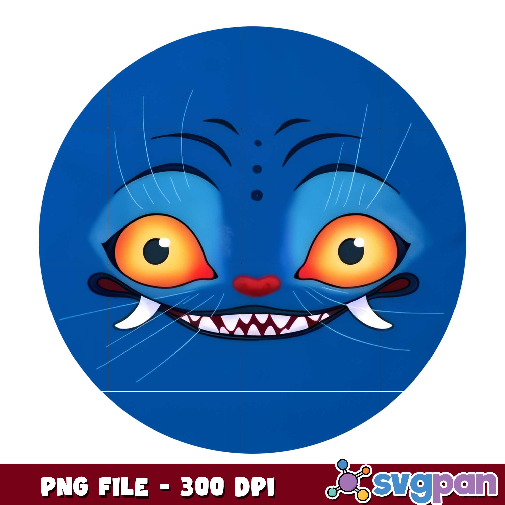 Derpy blue tiger face png, kpop demon hunter png, netflix cartoon png ...