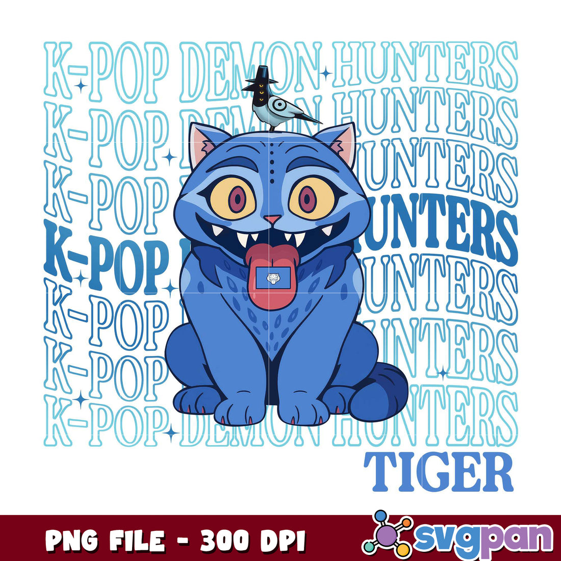 Derpy blue tiger png, blue derpy tiger png, cute derpy tiger png – svgpan