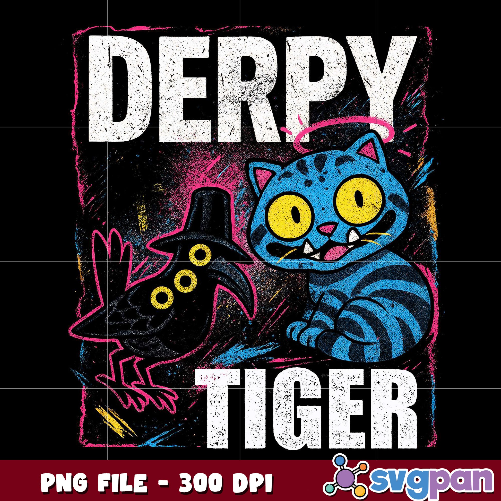 Derpy the tiger png, kpop demon hunter png, netflix cartoon png – svgpan