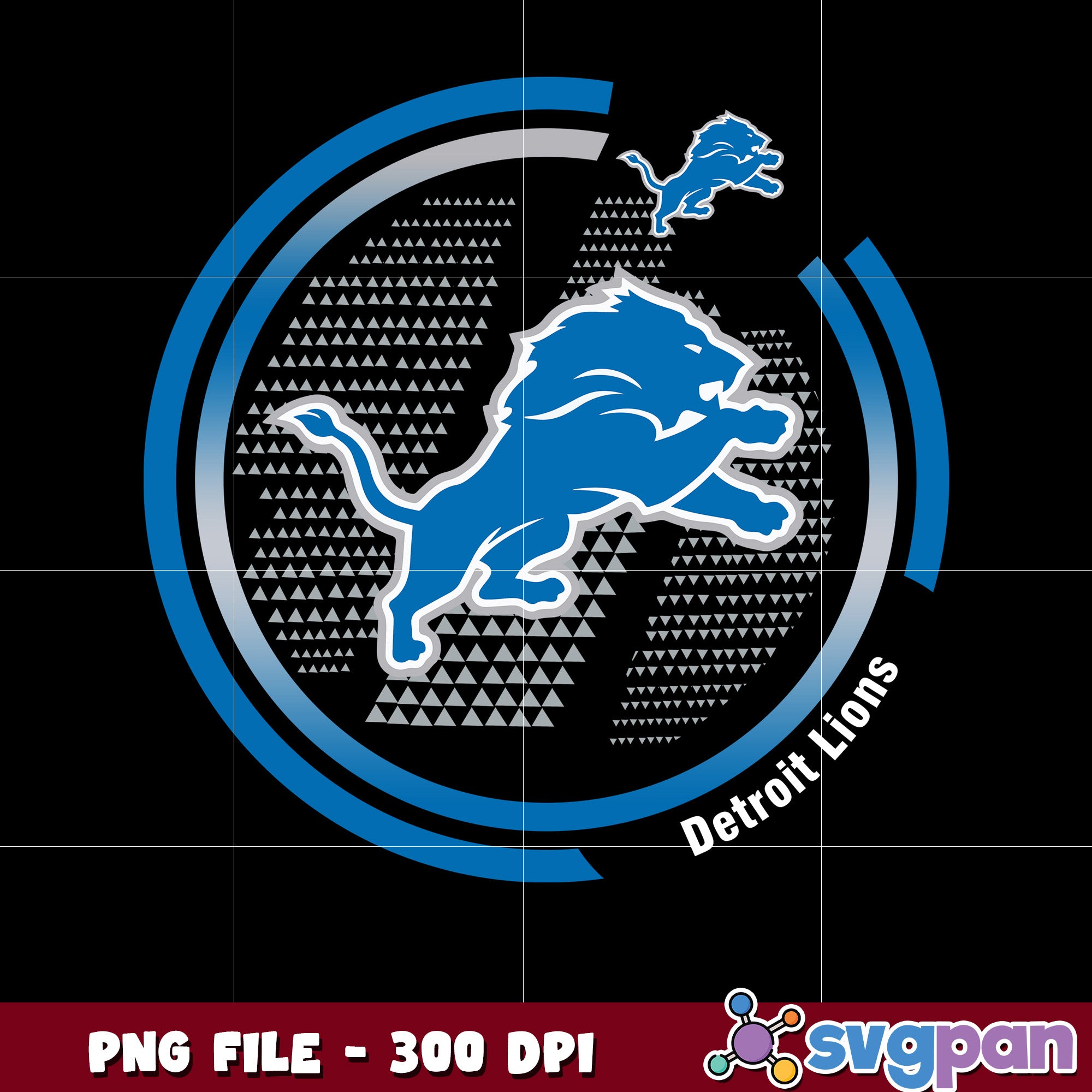 Detroit lions circle logo design png, nfl teams logo png, nfl 2025 png ...