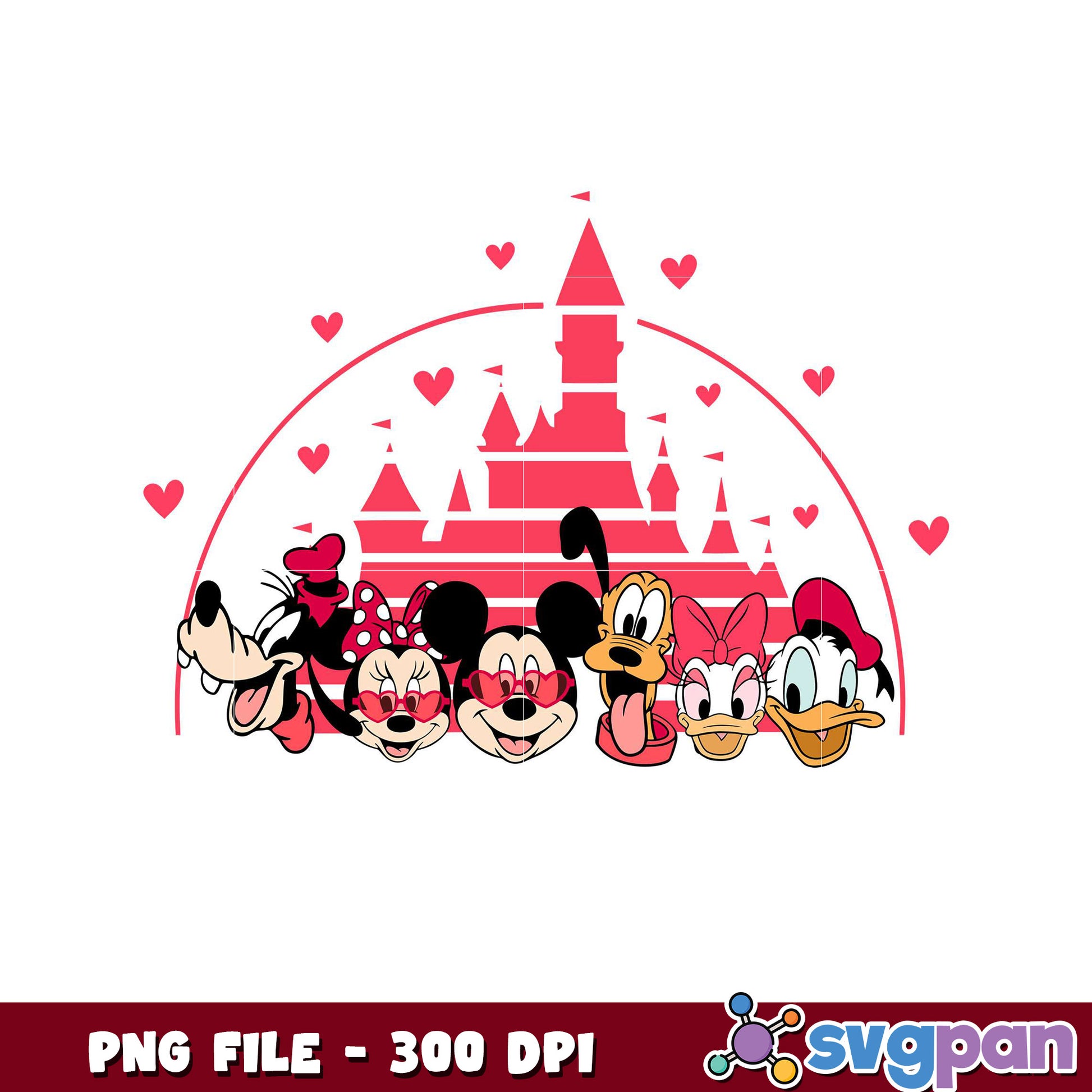 Disney Character PNG Design, perfect for festive occasions – svgpan