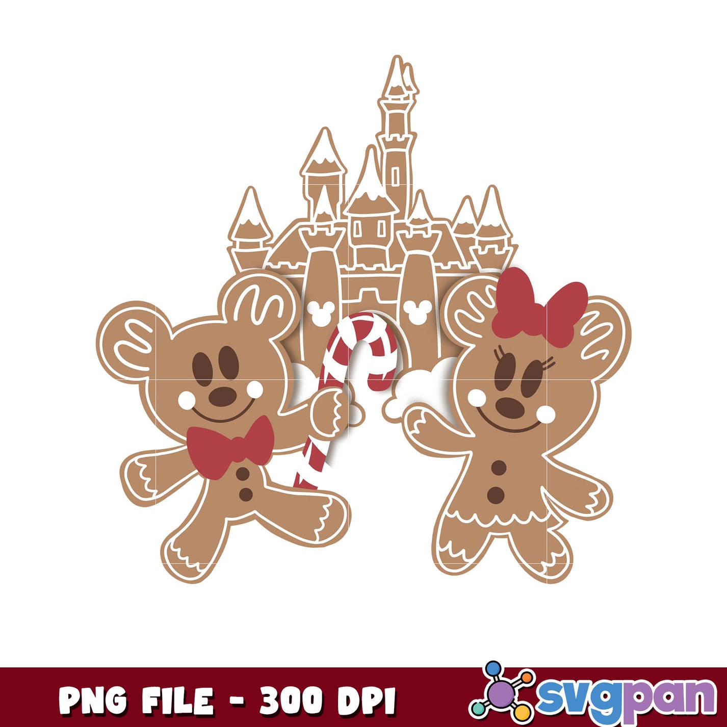 Disney Gingerbread Bears PNG – svgpan