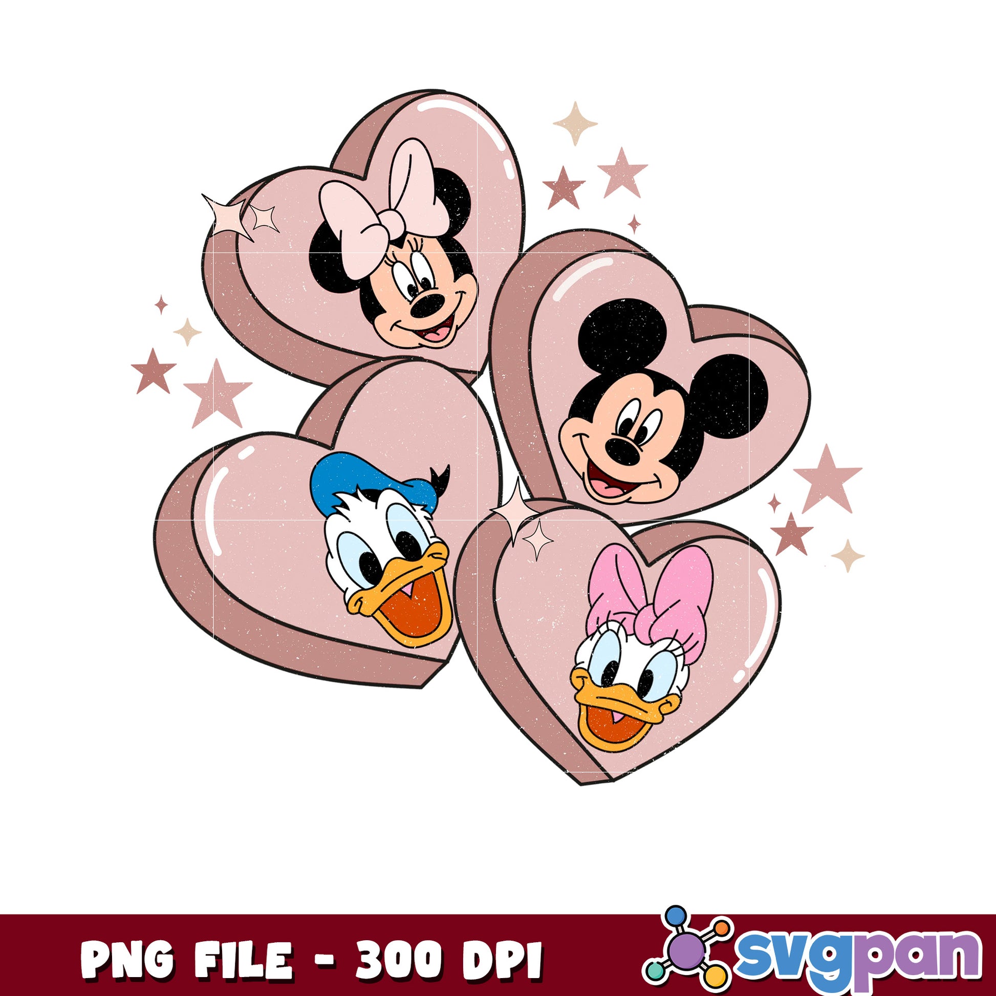 Disney Hearts PNG Cartoon Characters – svgpan