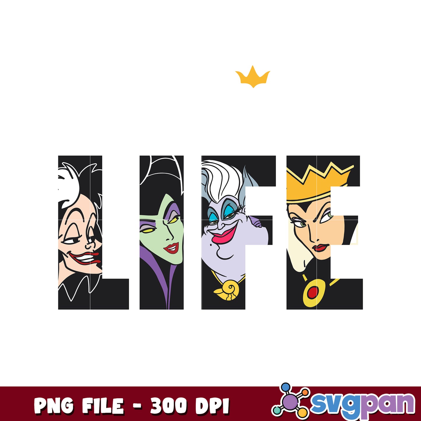 Disney Villains Life PNG – svgpan