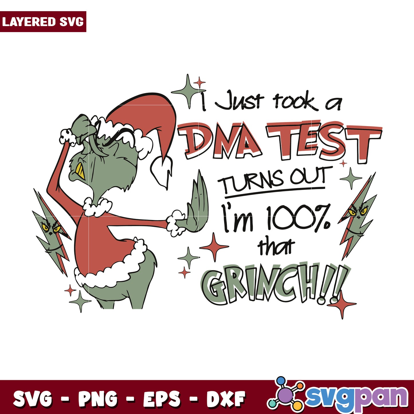 Dna test grinch svg, grinch costume svg, grinch quotes svg – svgpan