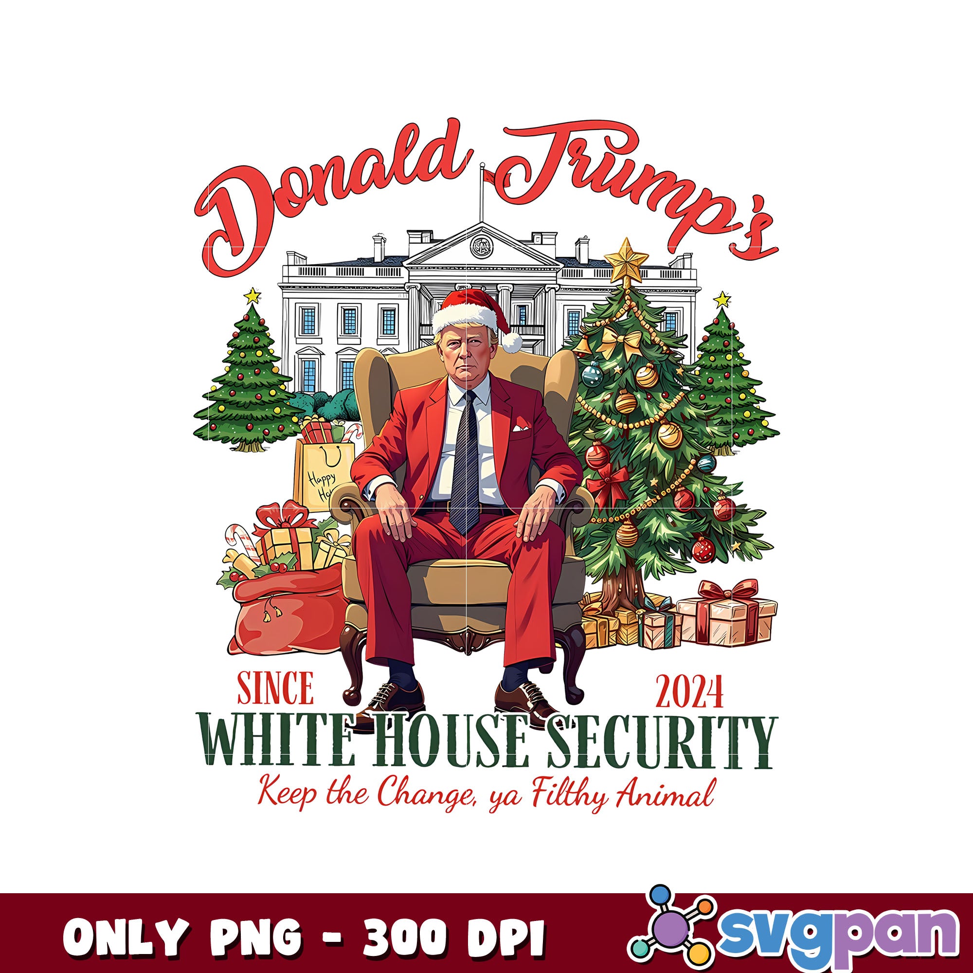 Donald Trump's christmas tree png, donald trump png, trump christmas p ...