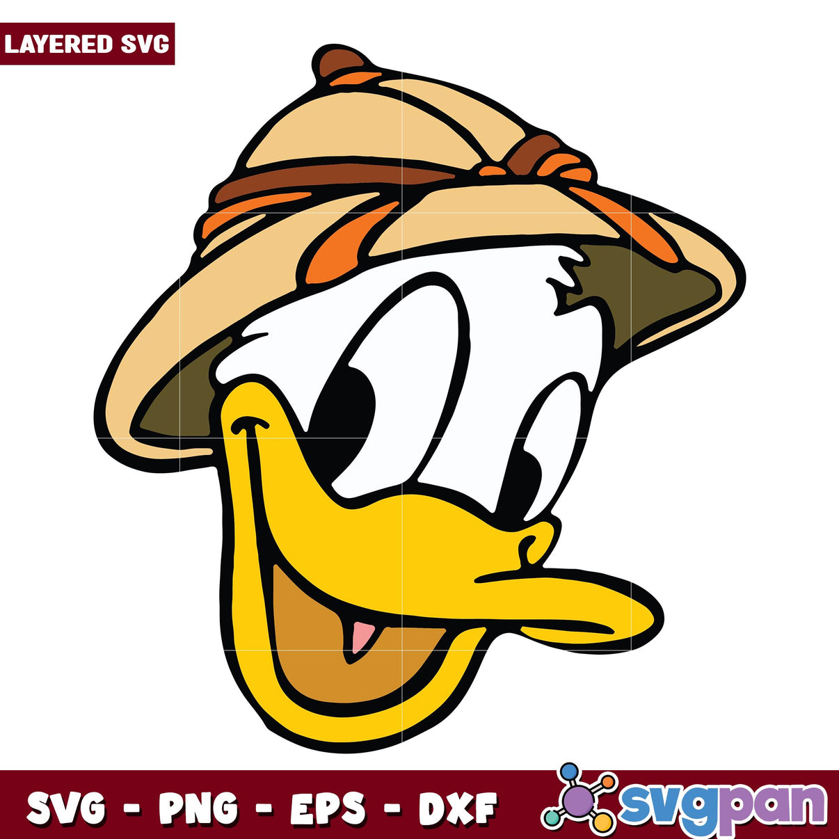 Donald Safari Clipart svg, Disney characters svg, Digital Download – svgpan