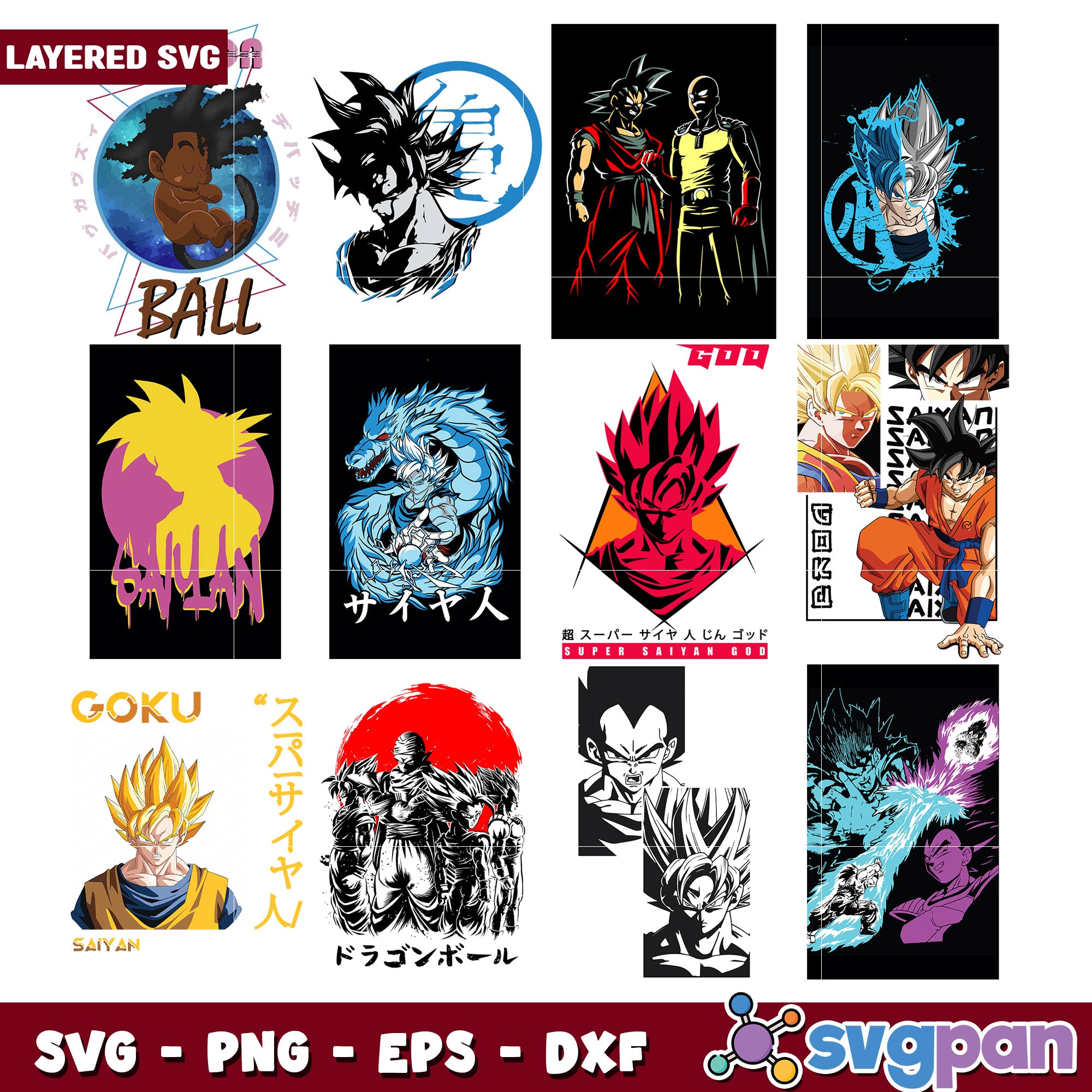 Dragon Ball Z Svg Bundle: Image Dragon Ball Svg – KLTG