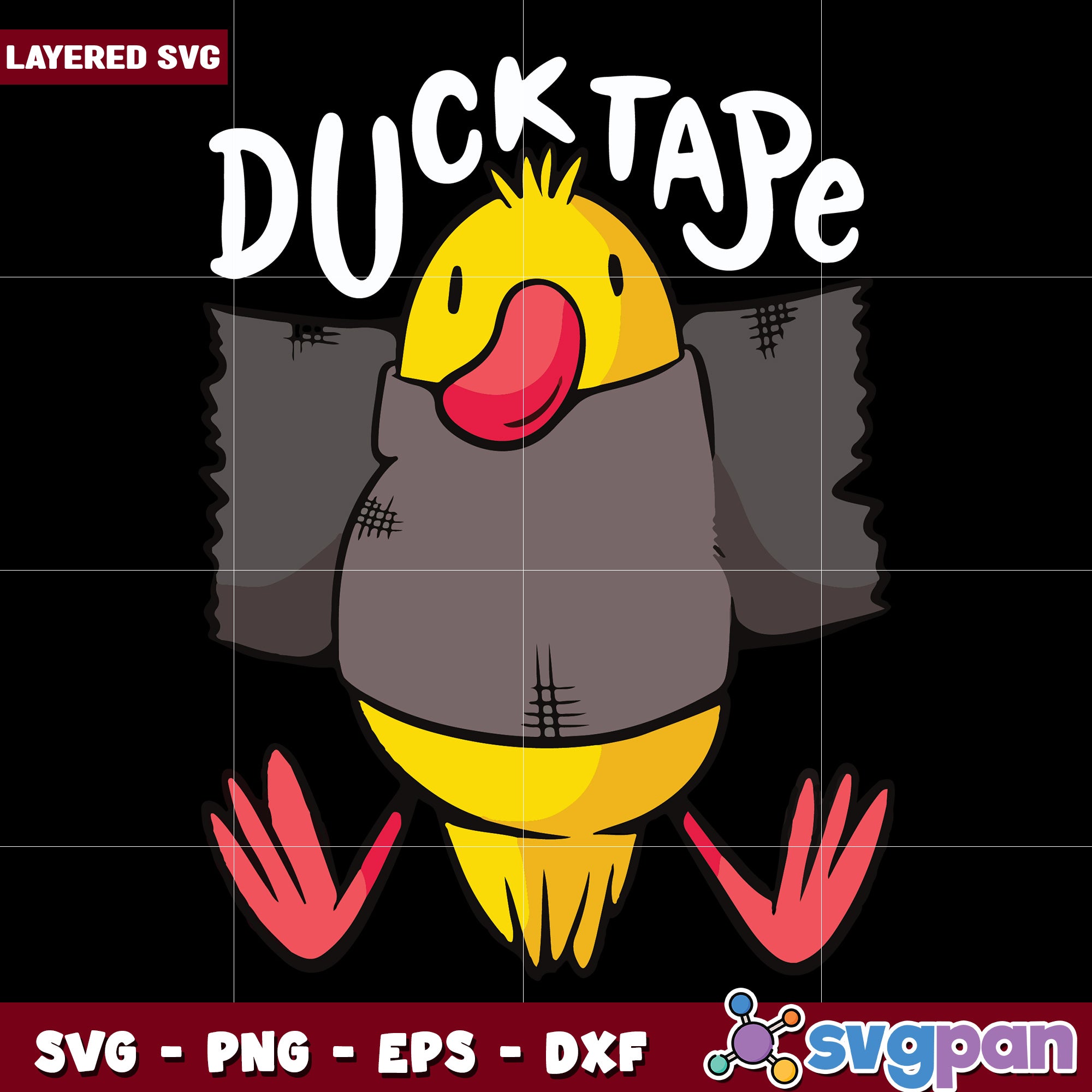 Ducktape with the duck svg, funny duck svg, silly duck svg – svgpan