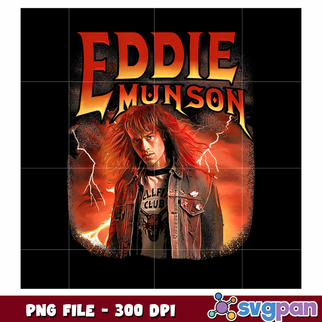 Eddie munson design png, hawkins town png, eddie munson png – svgpan